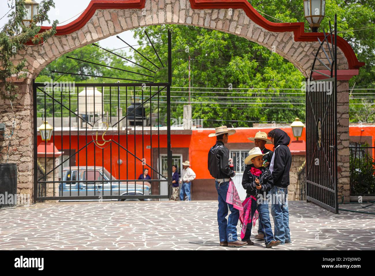 Venado, San Luis Potosí, Mexico. Entrance facade to the municipality or ...