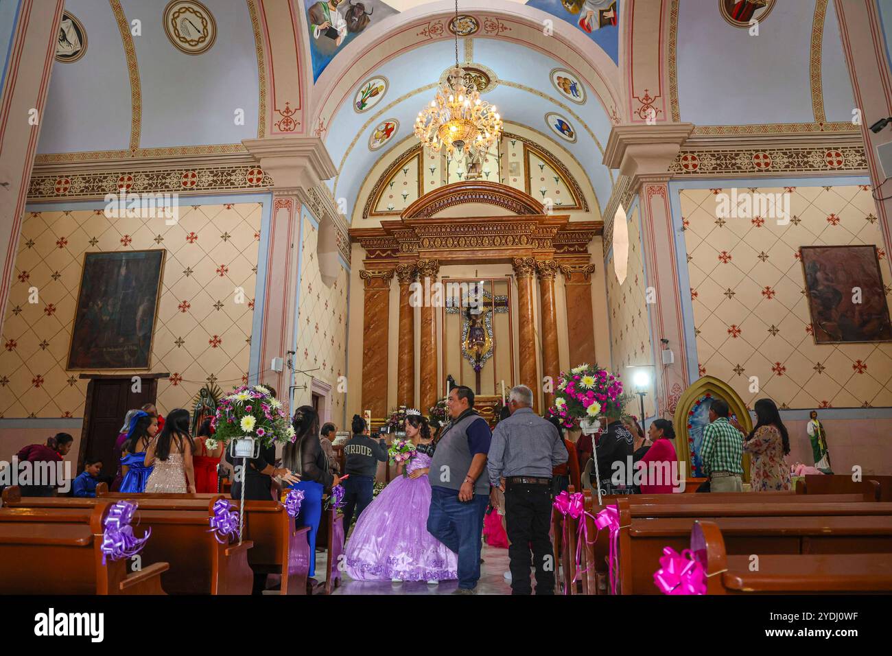 Venado, San Luis Potosí, Mexico. Entrance facade to the municipality or ...