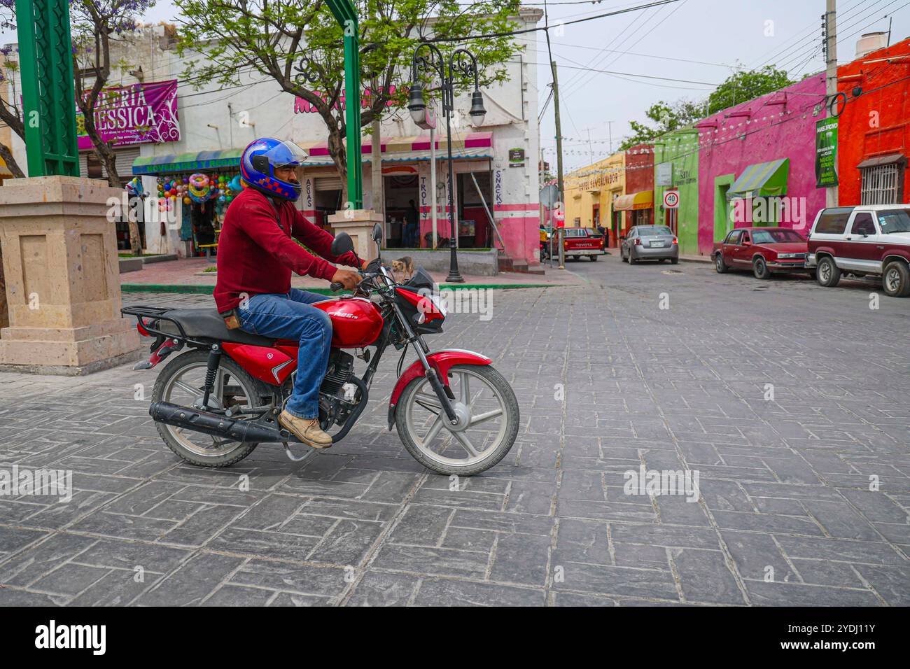 Venado, San Luis Potosí, Mexico. Entrance facade to the municipality or ...