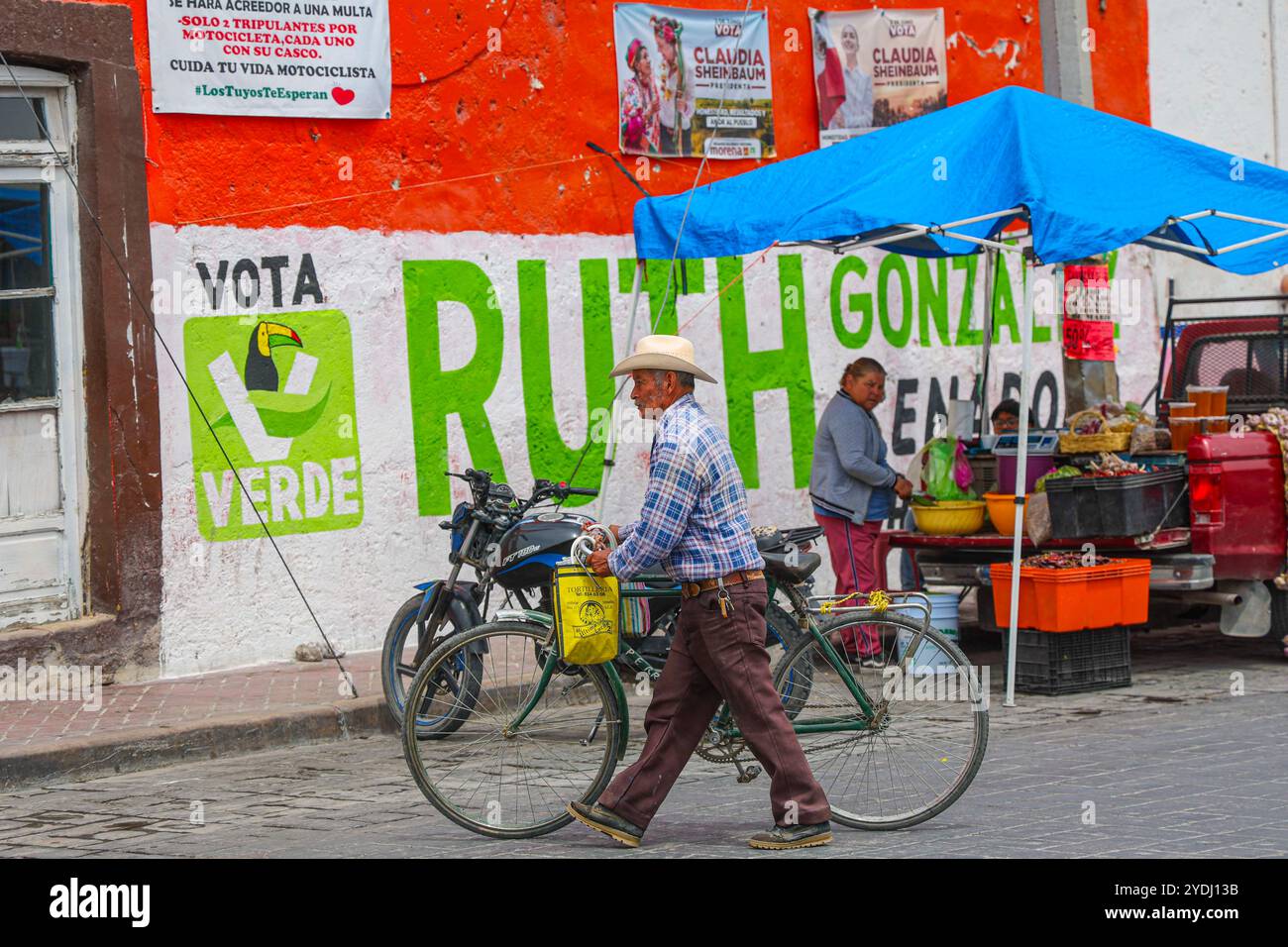 Venado, San Luis Potosí, Mexico. Entrance facade to the municipality or ...
