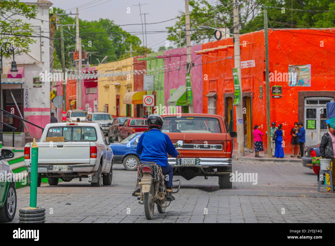 Venado, San Luis Potosí, Mexico. Entrance facade to the municipality or ...