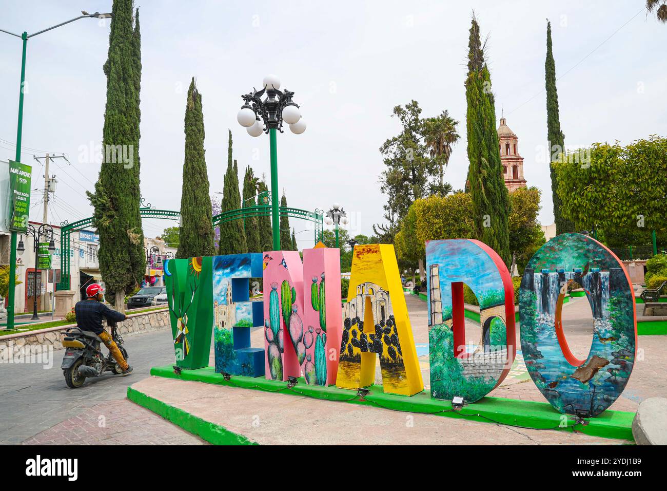Venado, San Luis Potosí, Mexico. Entrance facade to the municipality or ...