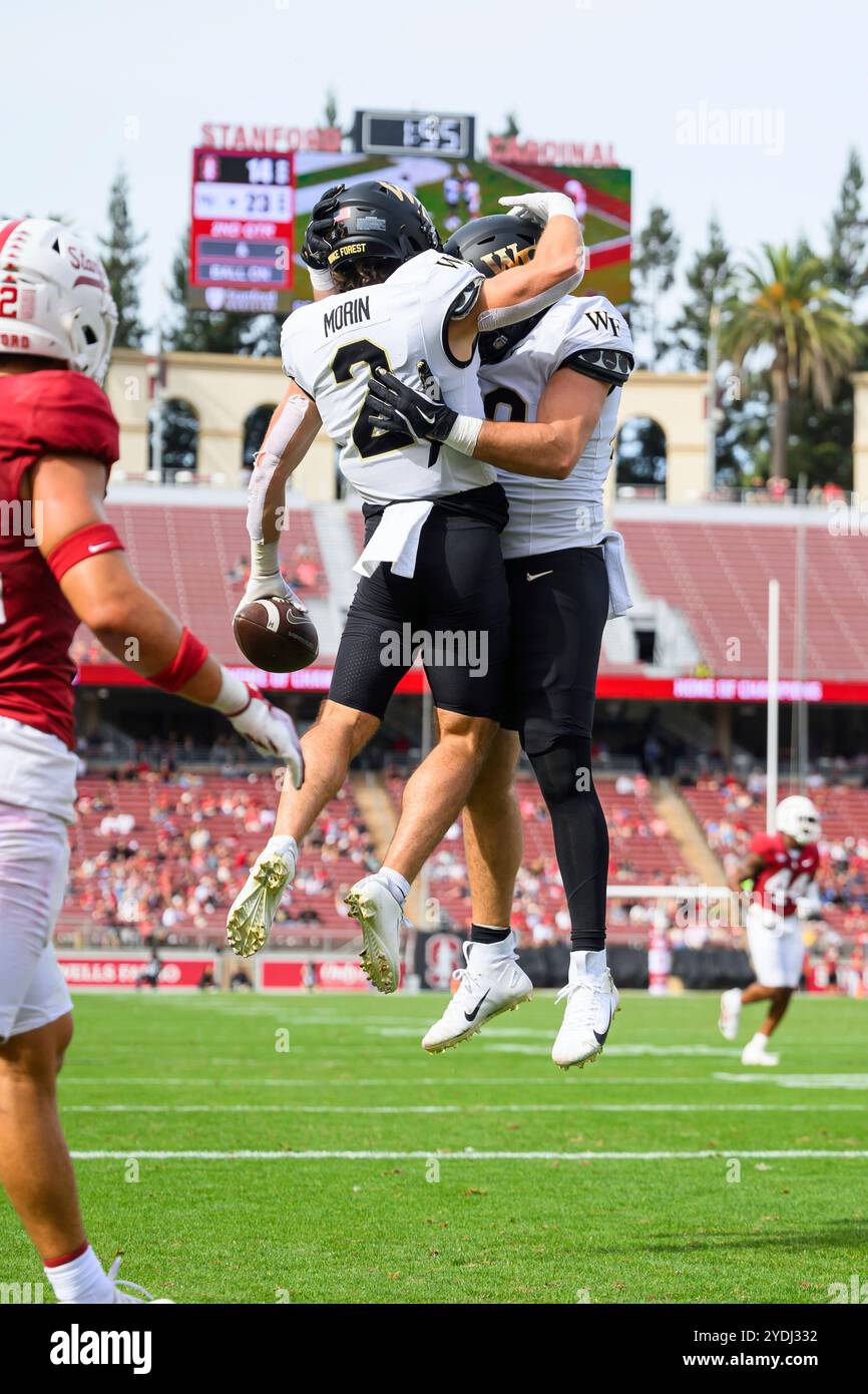 PALO ALTO, CA - OCTOBER 26: Wake Forest Demon Deacons wide receiver ...