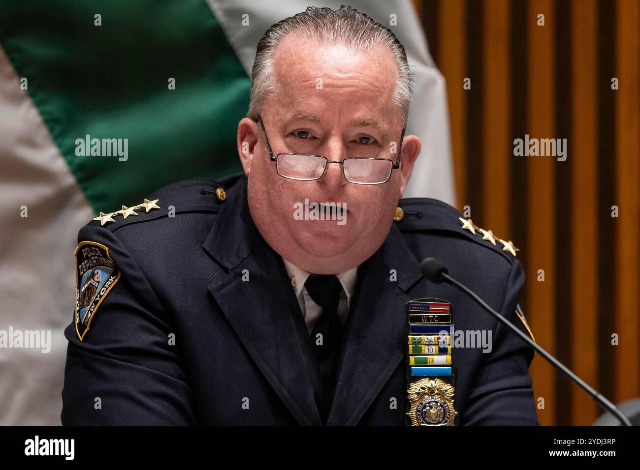 New York, New York, USA. 26th Oct, 2024. NYPD Chief of Patrol John ...