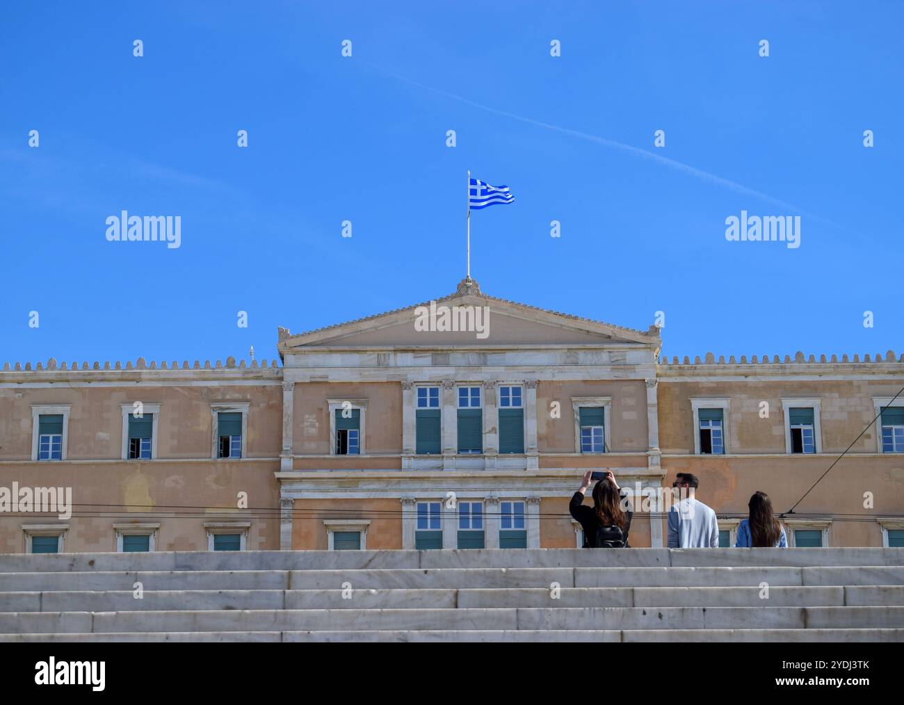 Athens, Greece. 25 October 2024. People walk at Syntagma Square ahead ...