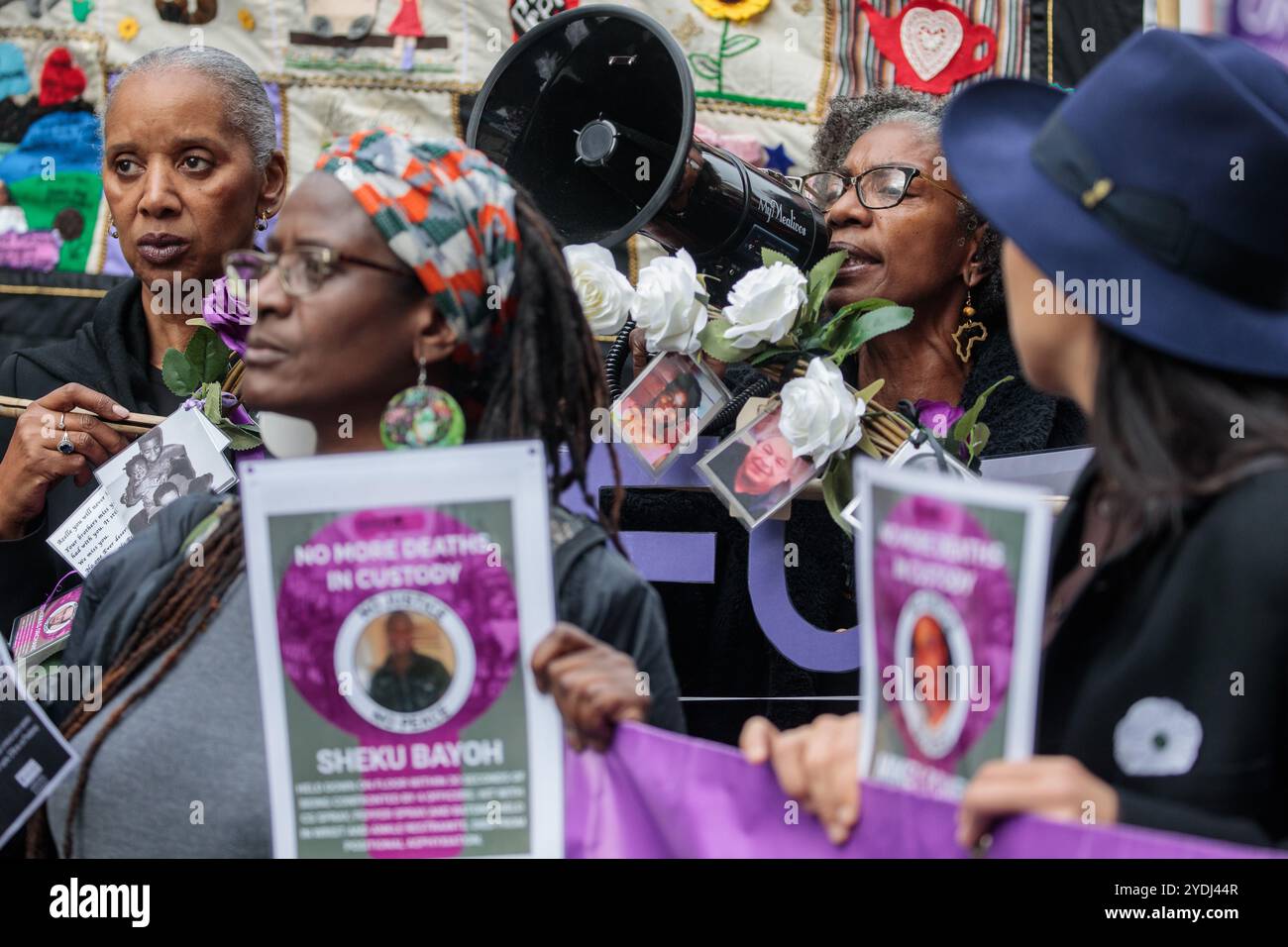 London, UK. 26th October, 2024. Marcia Rigg, sister of Sean Rigg ...
