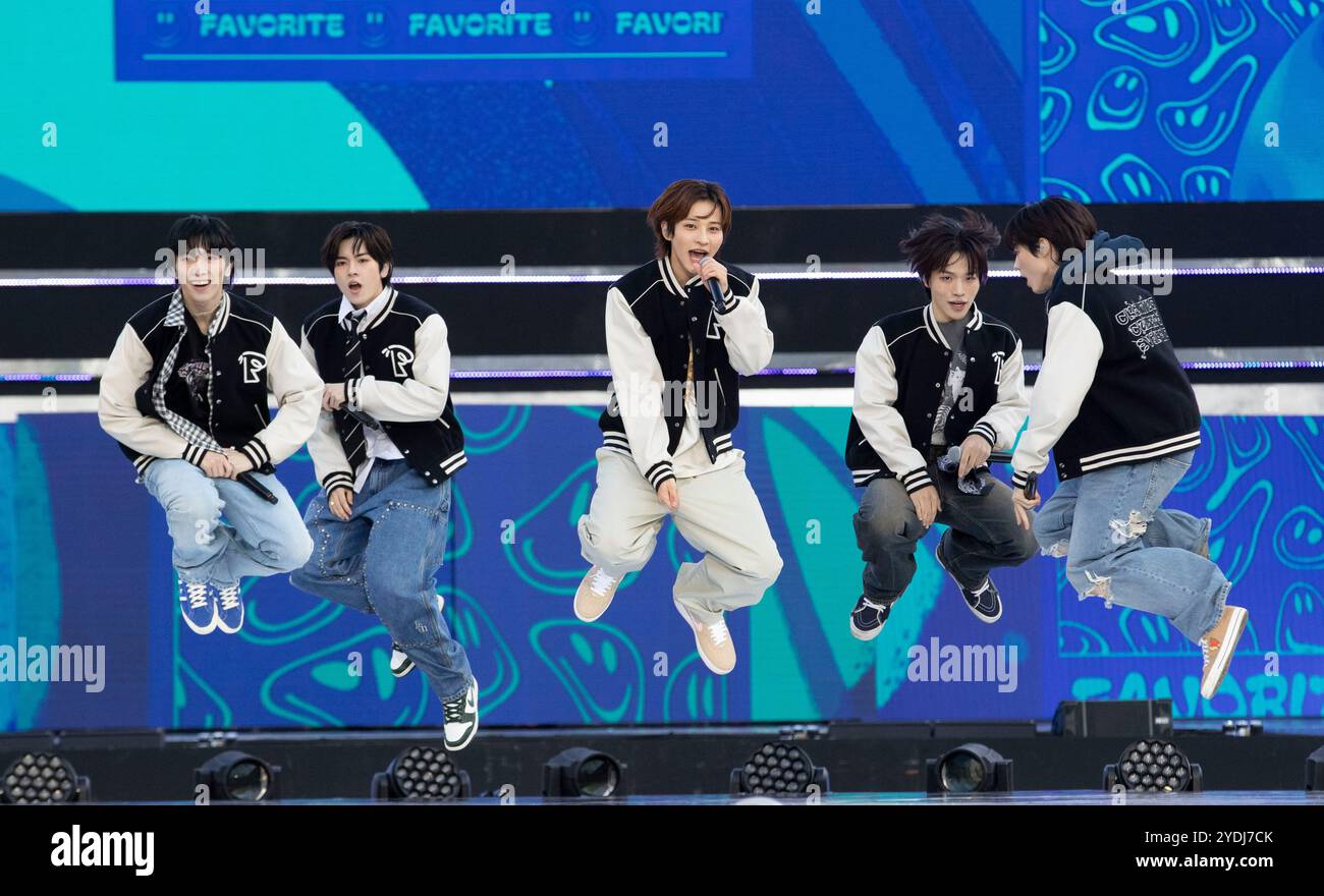19 Oct 2024 - Goyang, South Korea : South Korean K-Pop boy band POW ...