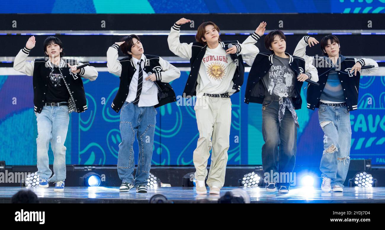 19 Oct 2024 - Goyang, South Korea : South Korean K-Pop boy band POW ...