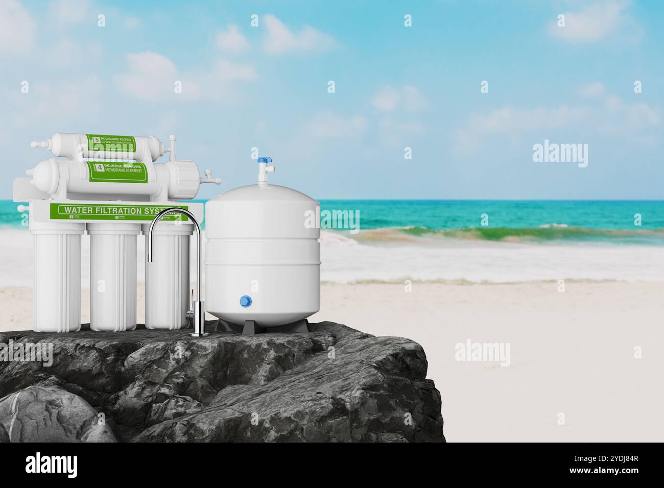 White Water Filtration System with Five Stages of Filtration, with Tank ...