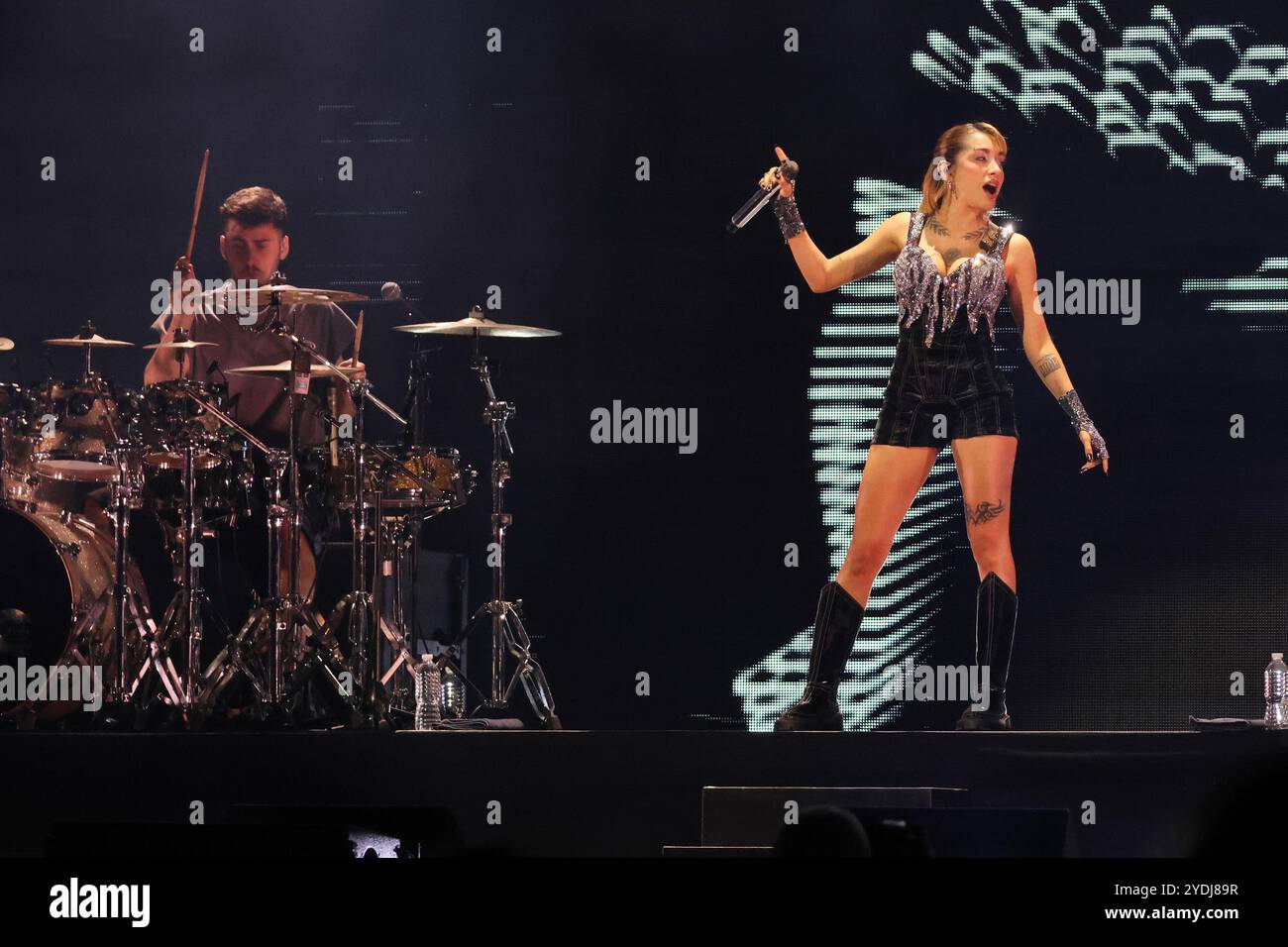 Miami, United States. 26th Oct, 2024. Maria Becerra performs on stage ...