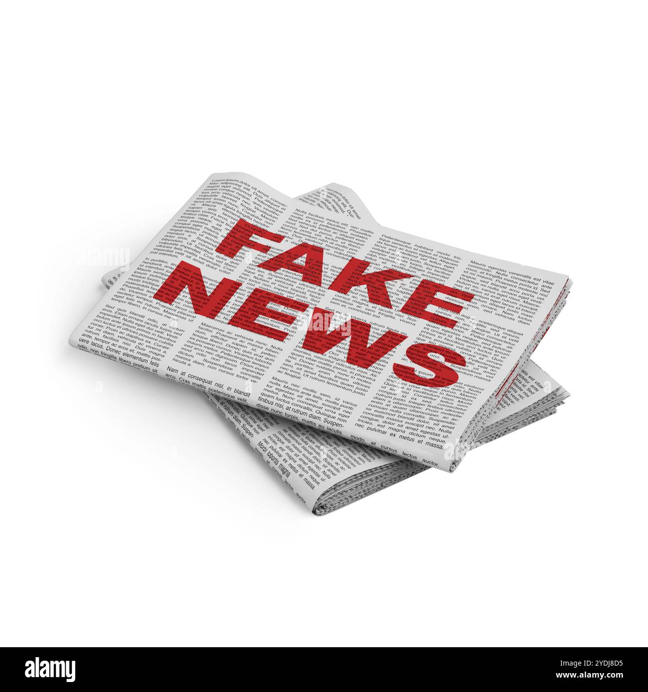 Fake news page letters hi-res stock photography and images - Alamy
