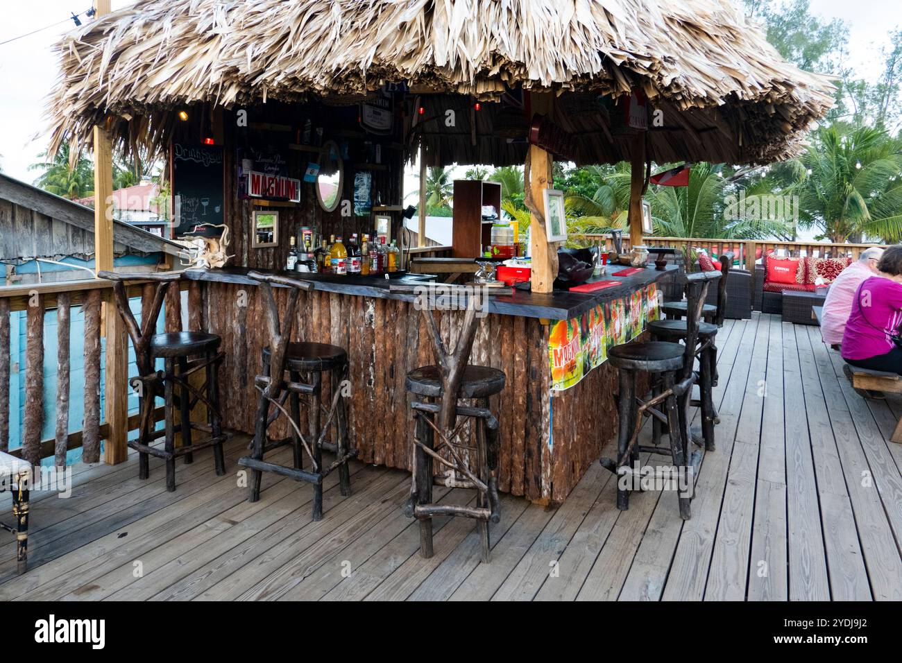 Cool Spot restaurant in Hopkins, Belize Stock Photo - Alamy