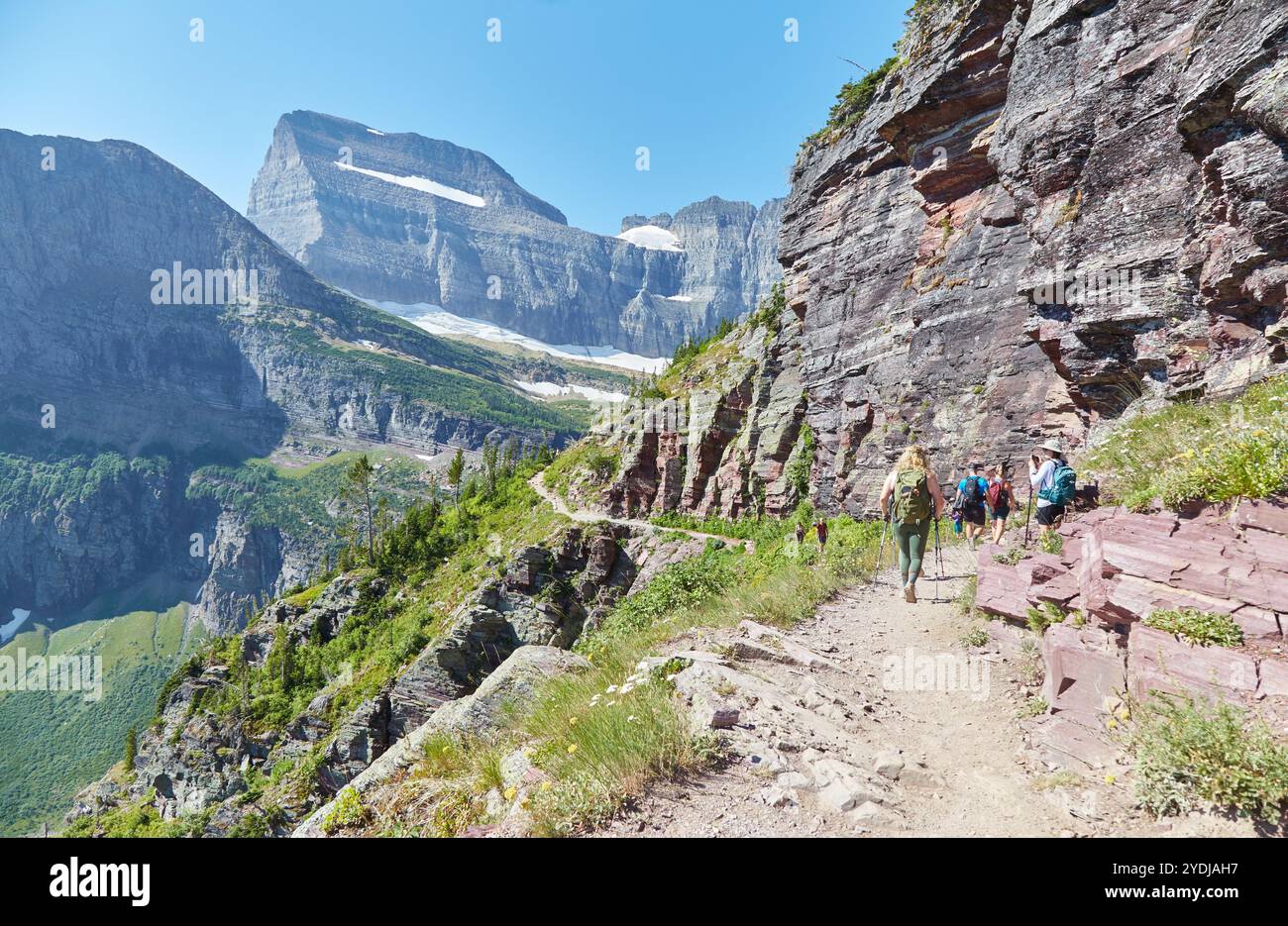 Throughout the Grinnell Glacier hike, you'll encounter views of ...