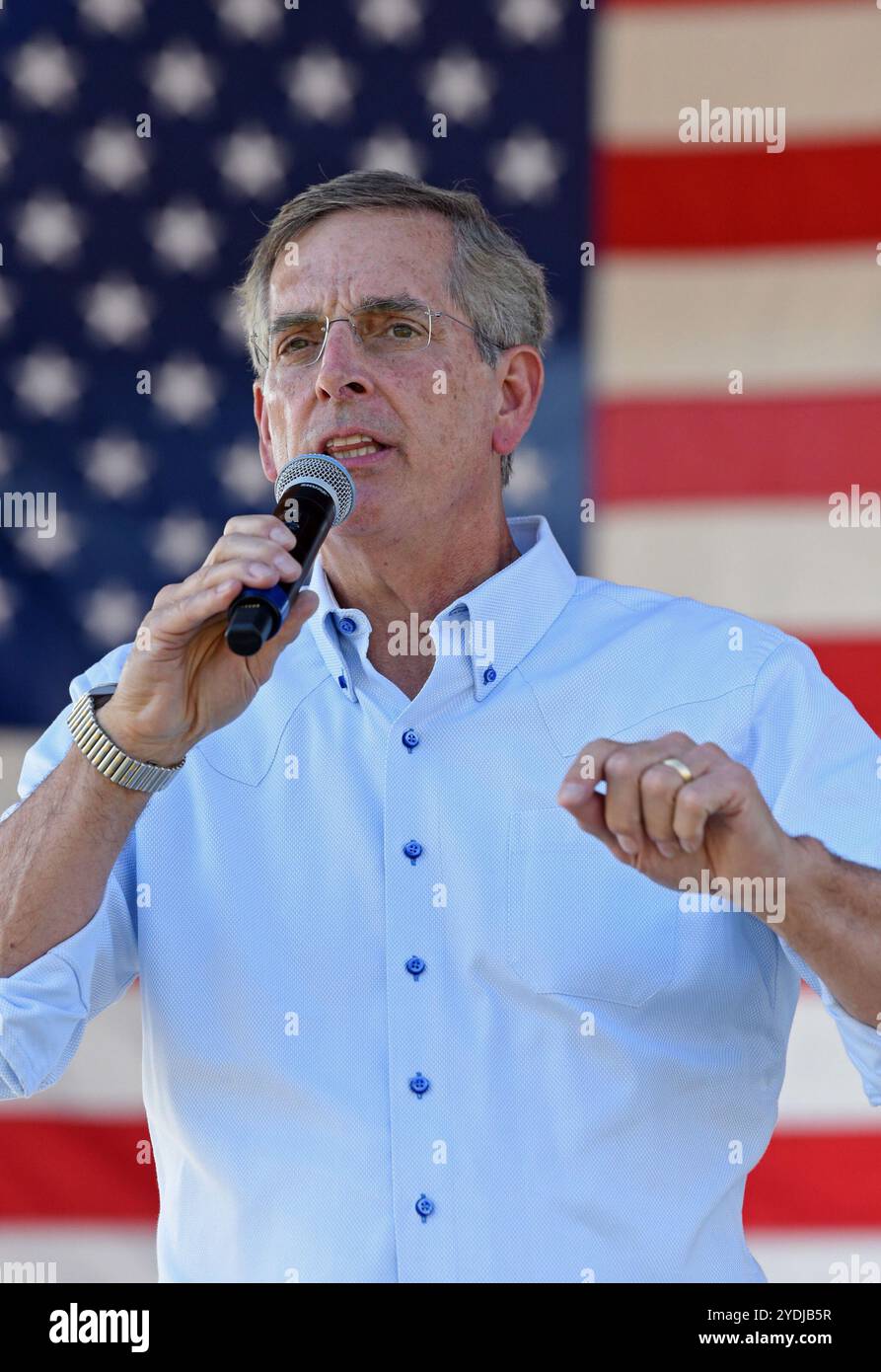 Brad Raffensperger, Georgia Secretary of State in attendance for ...