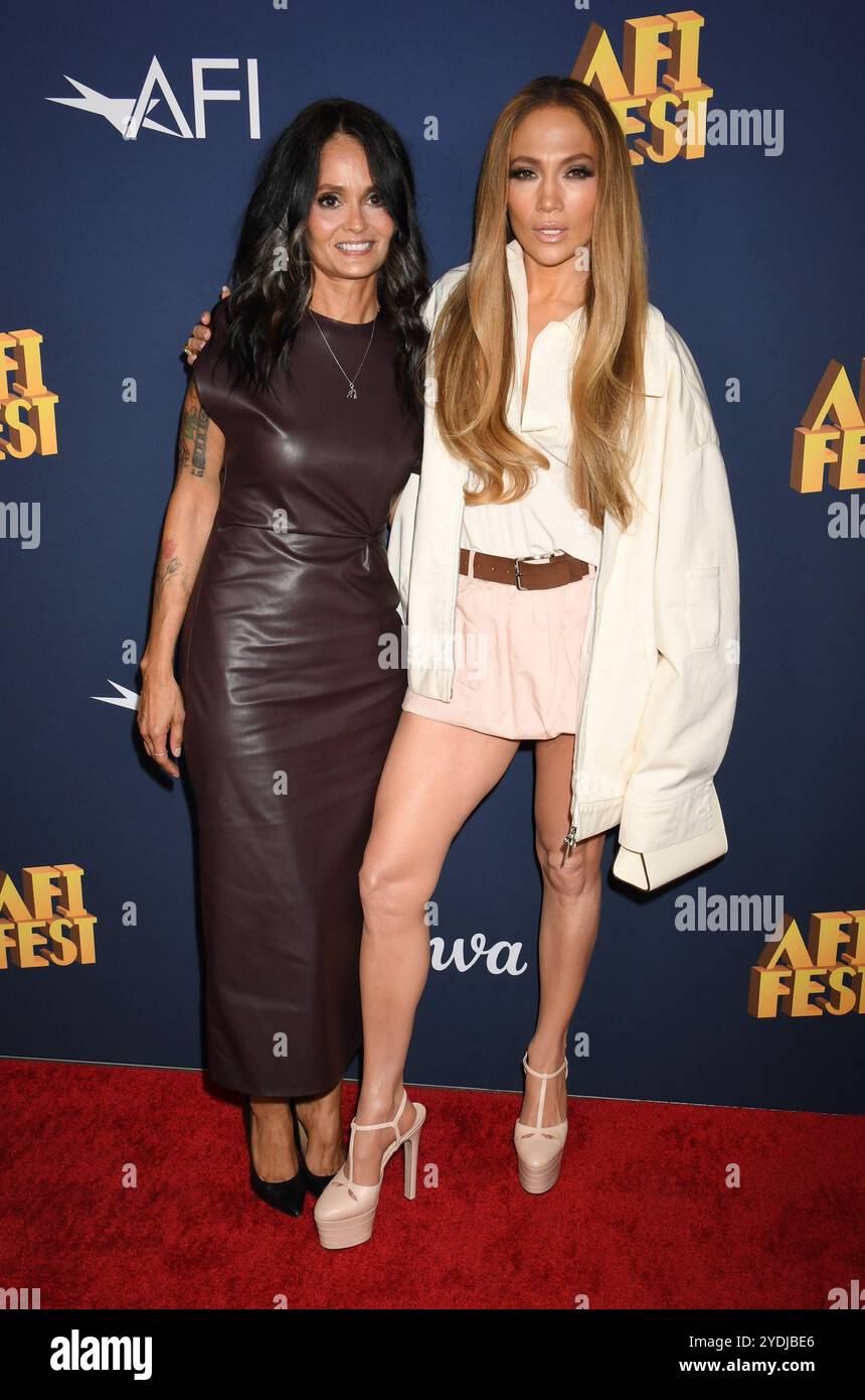 HOLLYWOOD, CA - OCTOBER 26: Judy Robles and Jennifer Lopez at the AFI ...