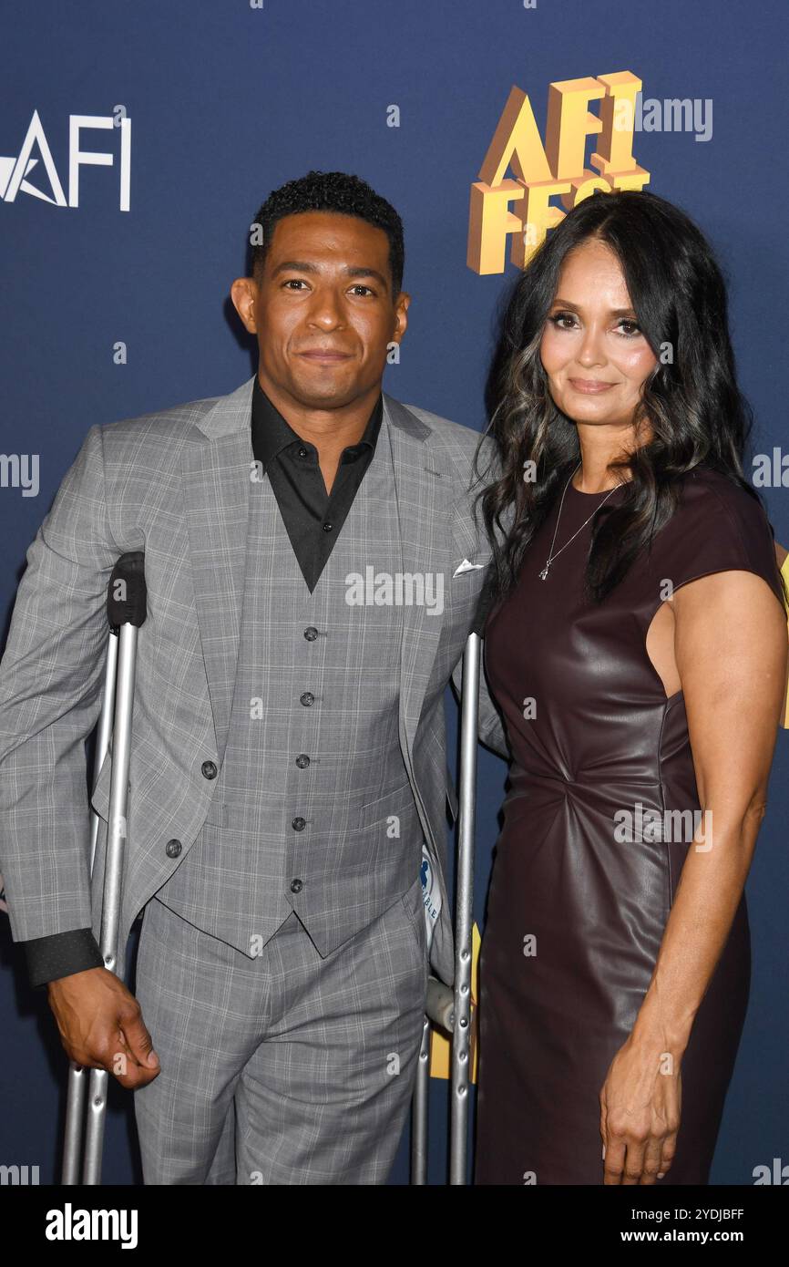 HOLLYWOOD, CA - OCTOBER 26: Anthony Robles and Judy Robles at the AFI ...