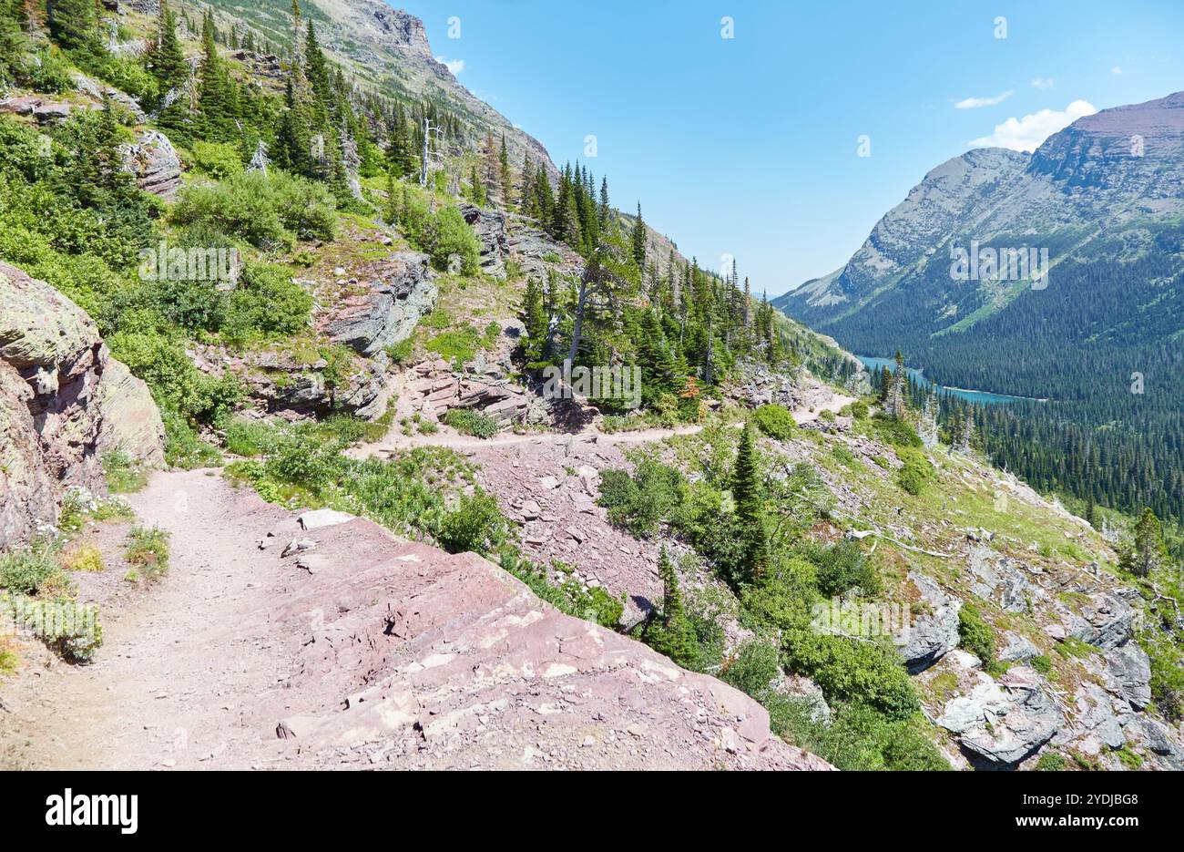 Throughout the Grinnell Glacier hike, you'll encounter views of ...