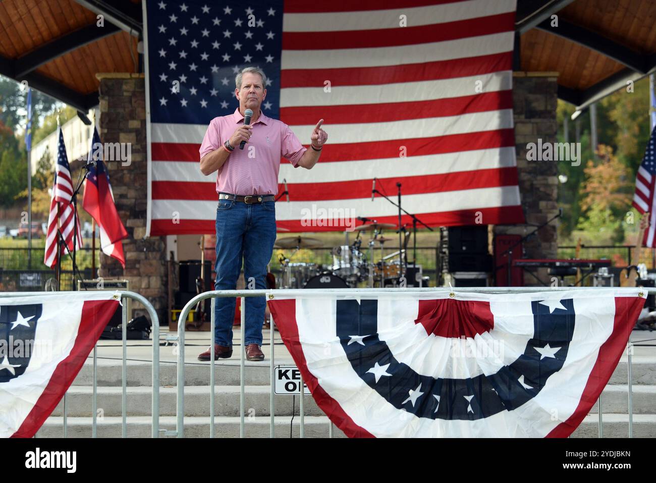 Brian Kemp, Georgia Governor in attendance for Georgia Governor Brian ...