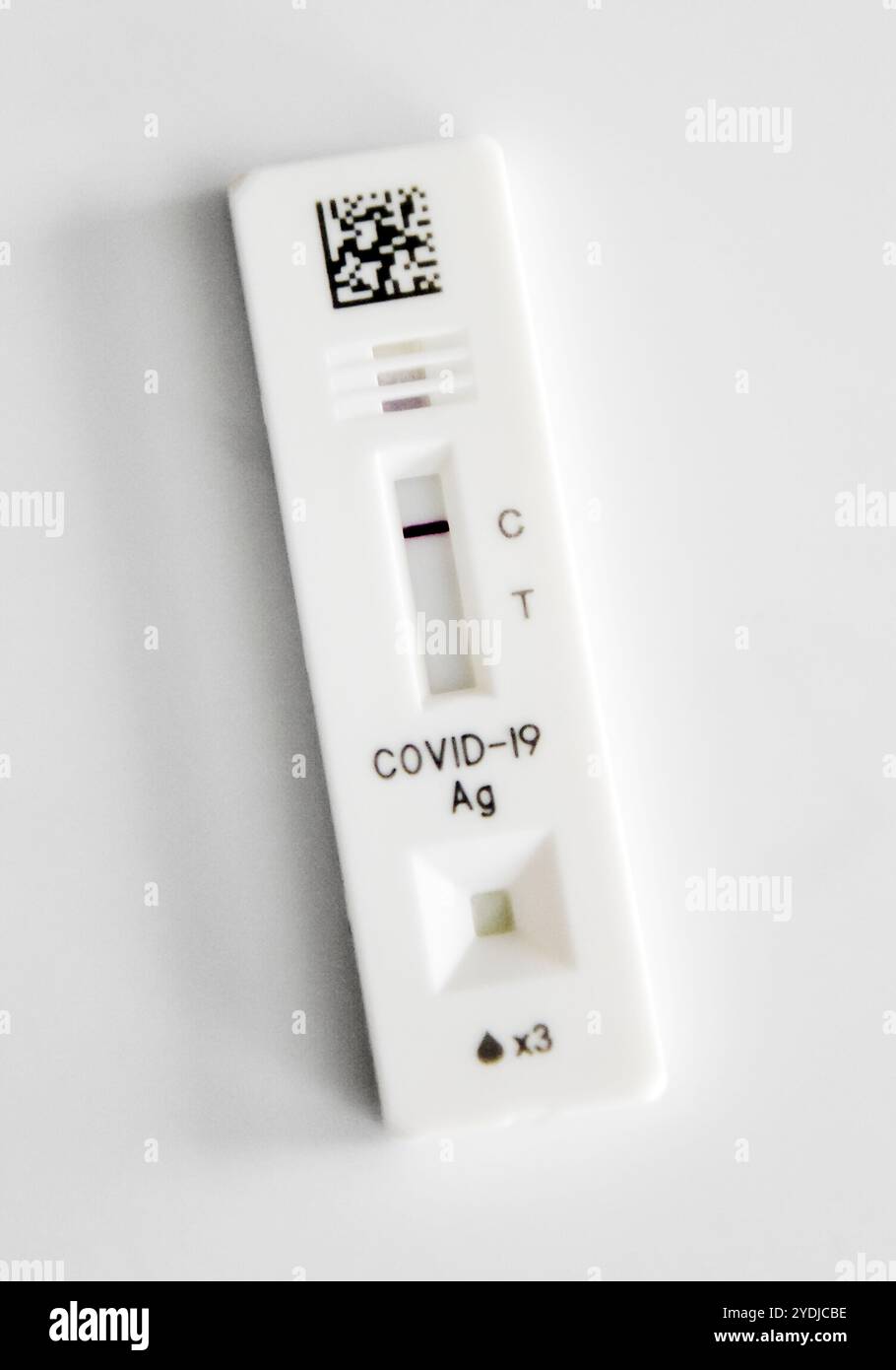 Covid-19 home test kit with Negative reading Stock Photo - Alamy