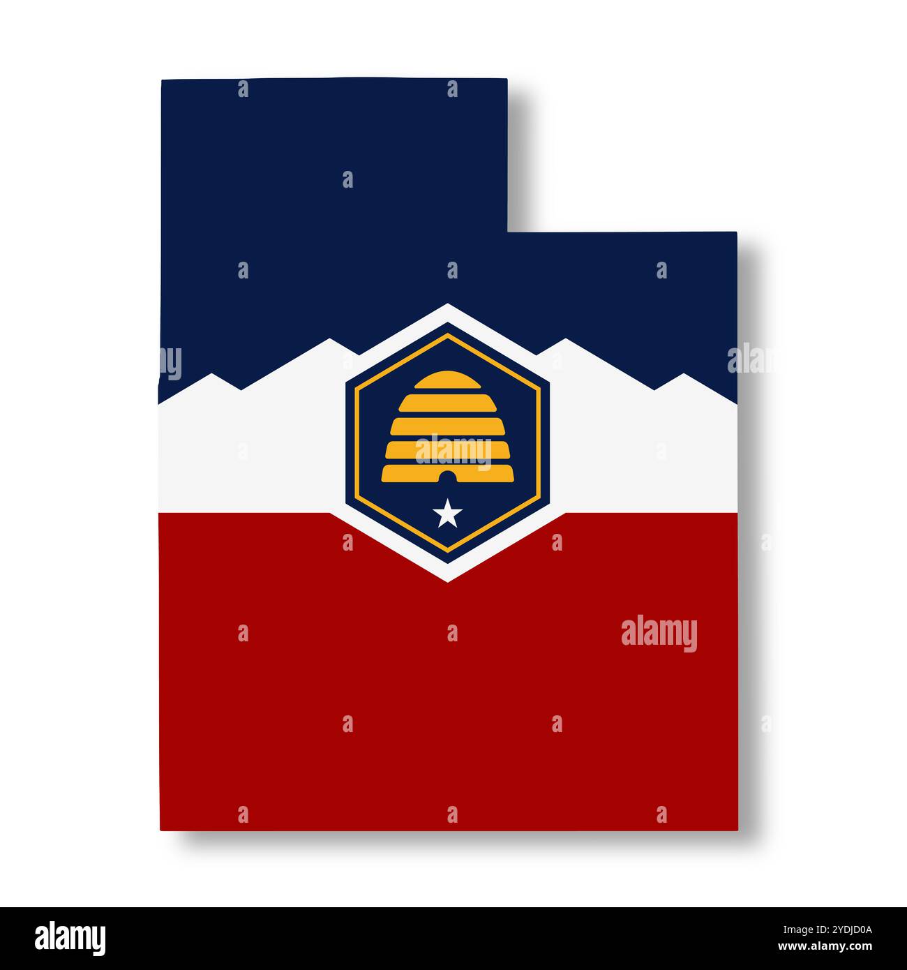 Utah state map hi-res stock photography and images - Alamy