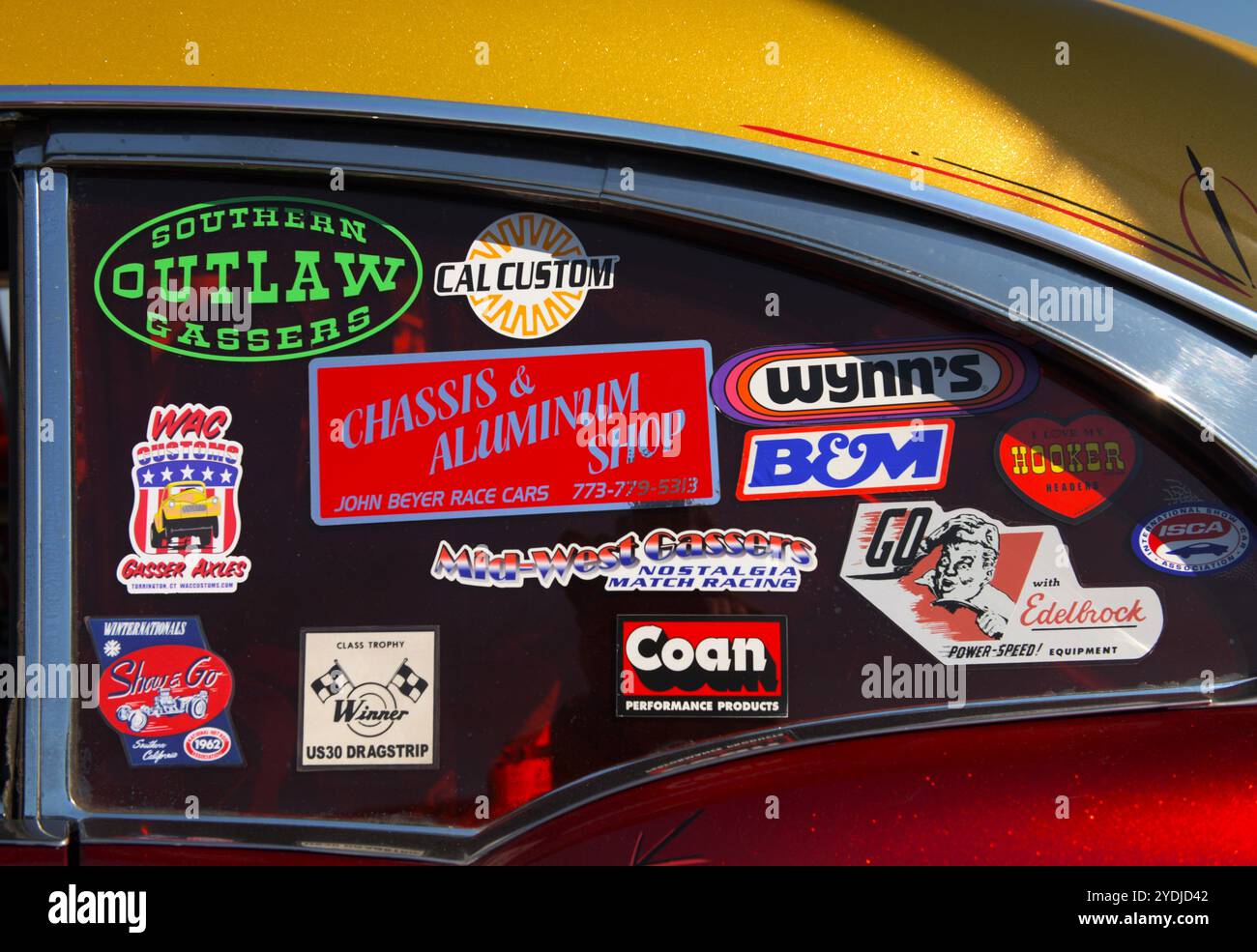 Racing stickers hi-res stock photography and images - Alamy