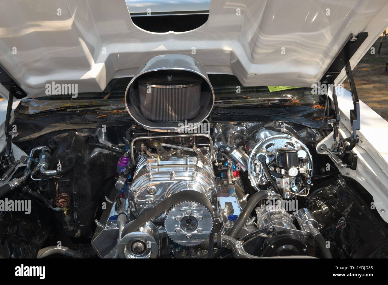 Classic drag racing engine Stock Photo - Alamy