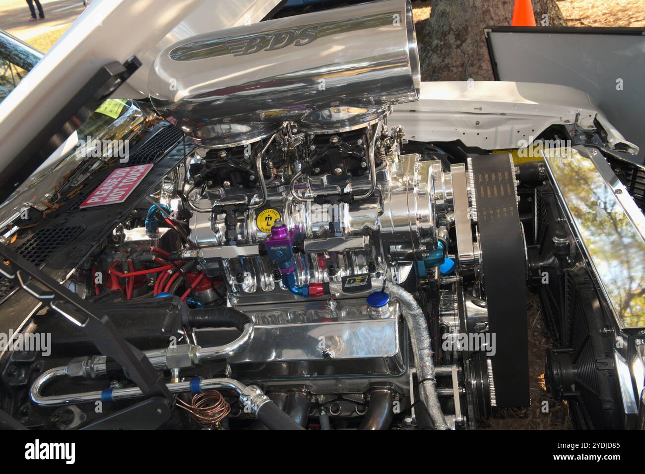 Classic drag racing engine Stock Photo - Alamy