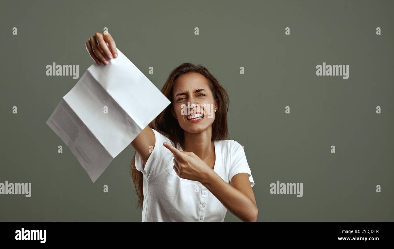 Woman expressing disgust rejection hi-res stock photography and images ...