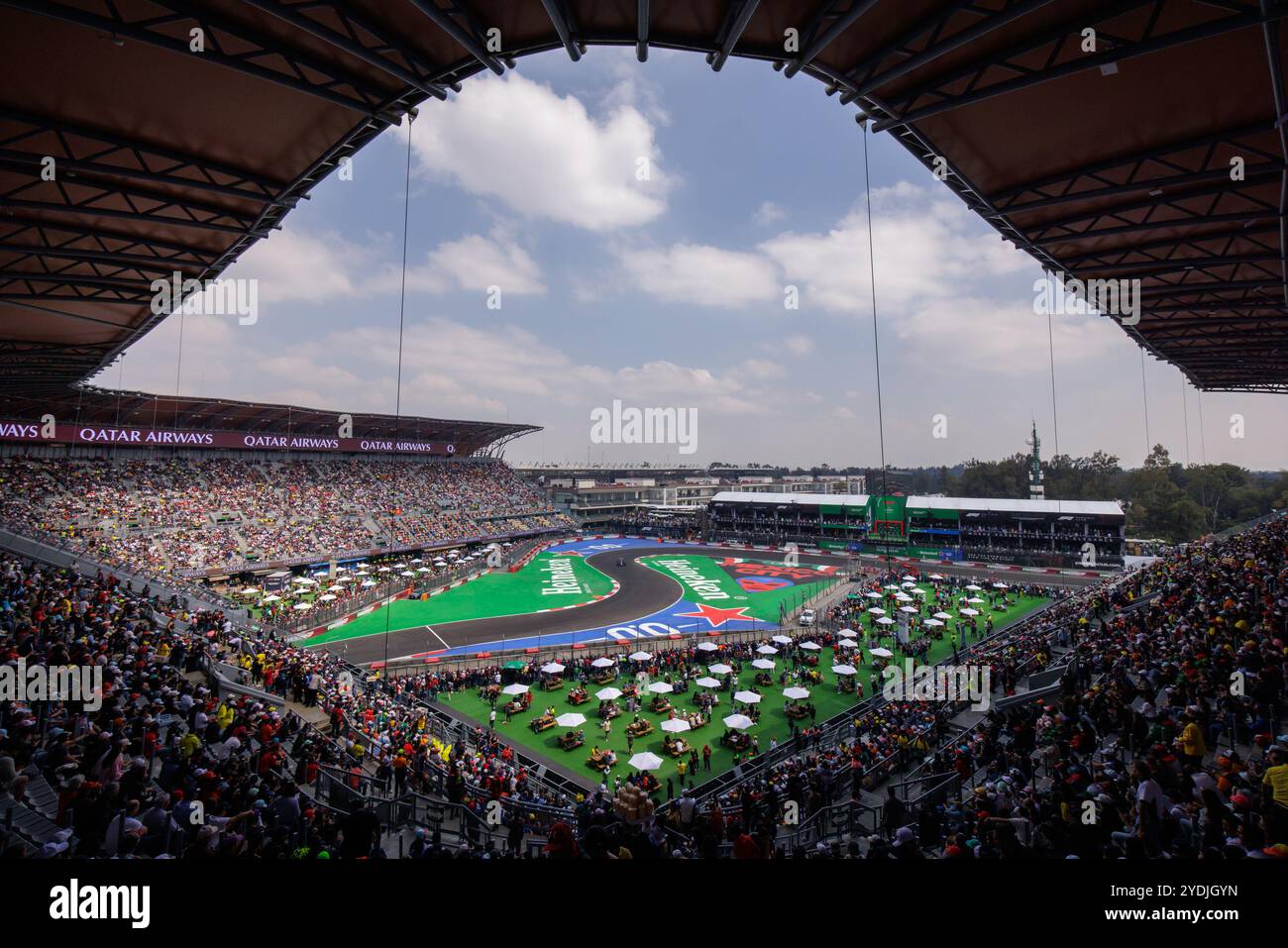 Mexico City, Mexico. 26th Oct, 2024. Foro Sol stadium section during ...