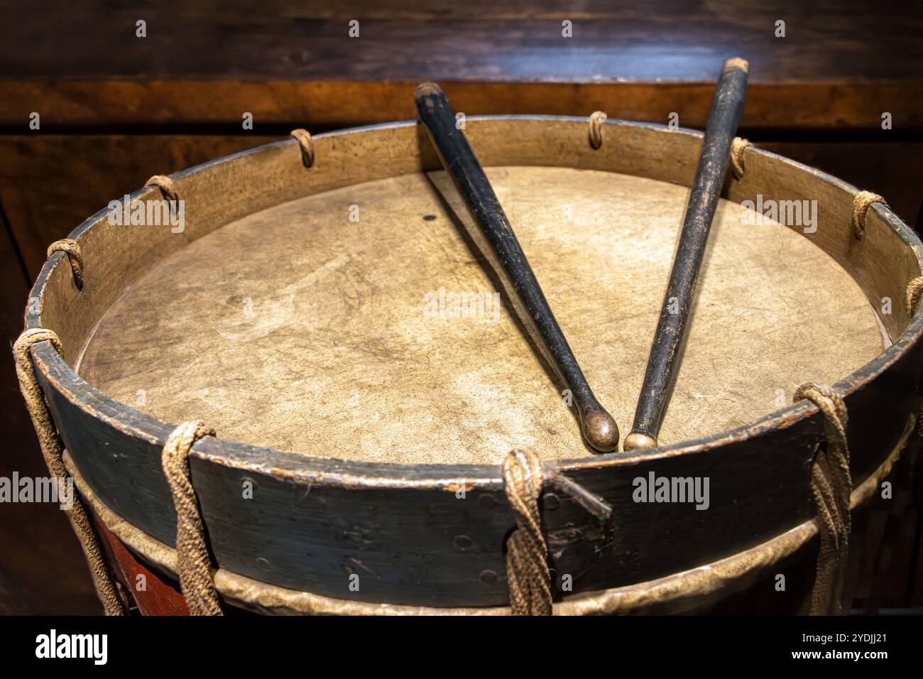 The infantry regiments drum with sticks, France, 18th century Stock ...