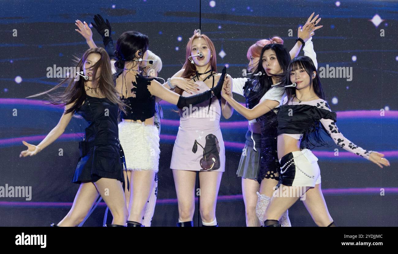 19 Oct 2024 - Goyang, South Korea : South Korean K-Pop girl group ...