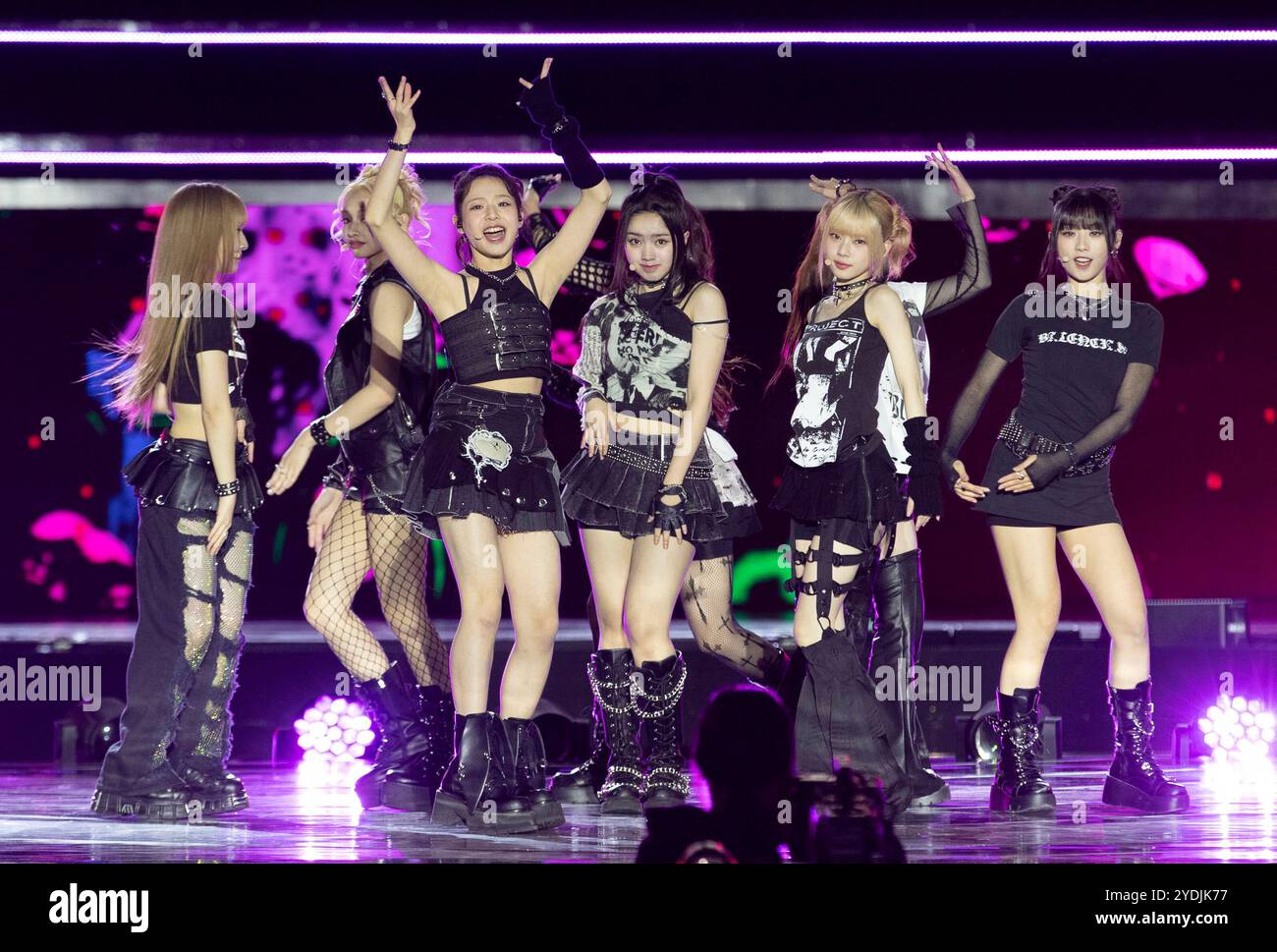 Goyang, South Korea. 19th Oct, 2024. South Korean K-Pop girl group Unis ...