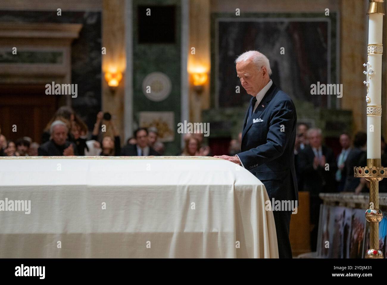 President Joe attends the memorial service for Ethel Kennedy, Wednesday ...