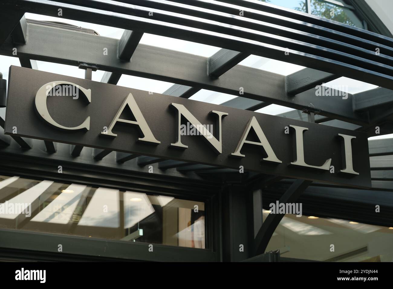 Shanghai,China-September 2nd 2023: Canali store sign company brand logo ...
