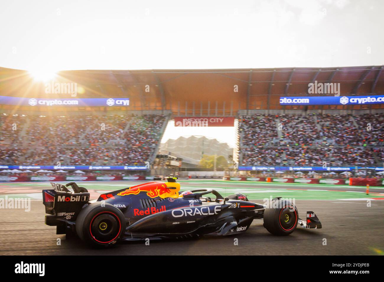 Mexico City, Mexico. 25th Oct, 2024. Sergio Perez of Mexico and Oracle Red Bull Racing drives ...
