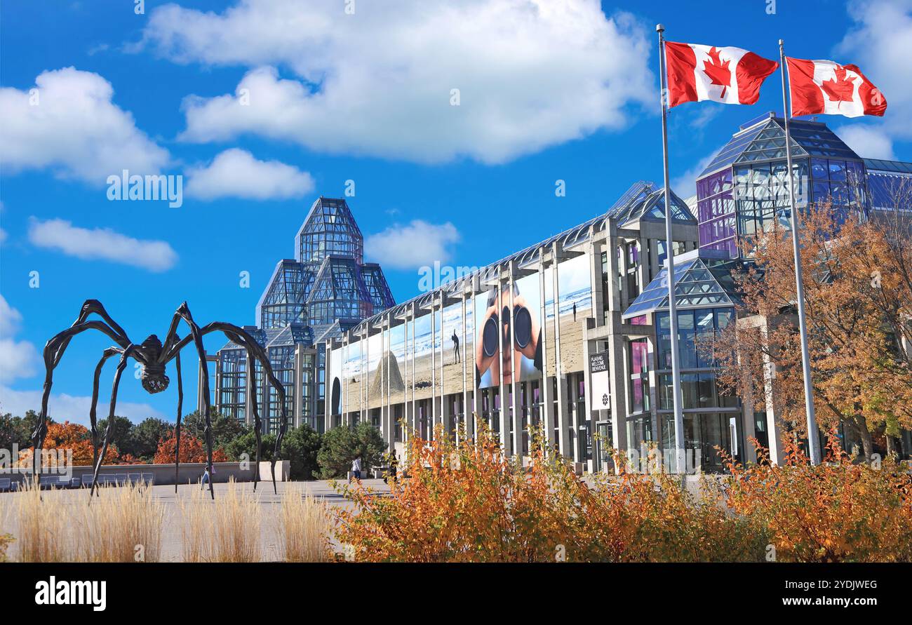 National Gallery of Canada in downtown Ottawa, Ontario, Canada. This is ...