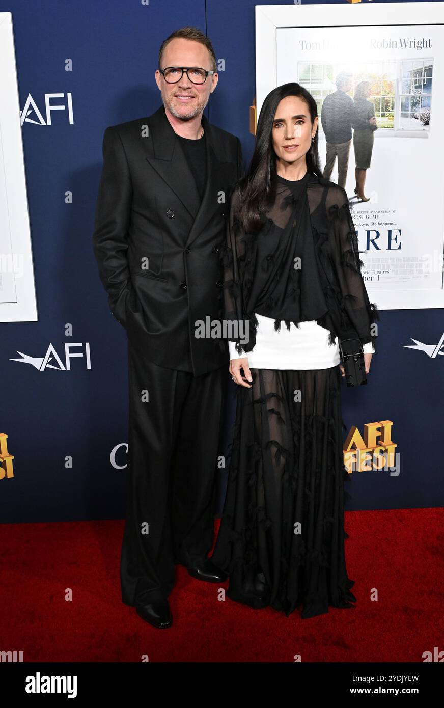Hollywood, USA. 25th Oct, 2024. Paul Bettany and Jennifer Connelly ...