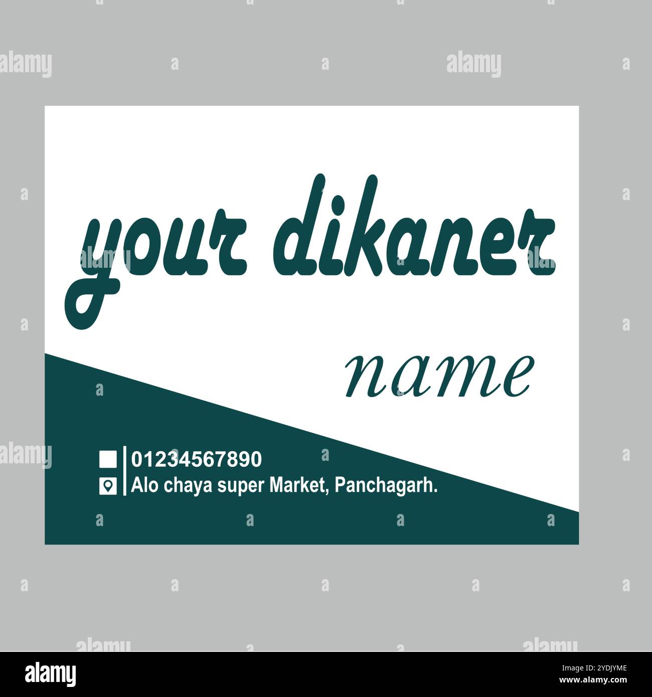 business card company banner visiting card Stock Vector Image & Art - Alamy