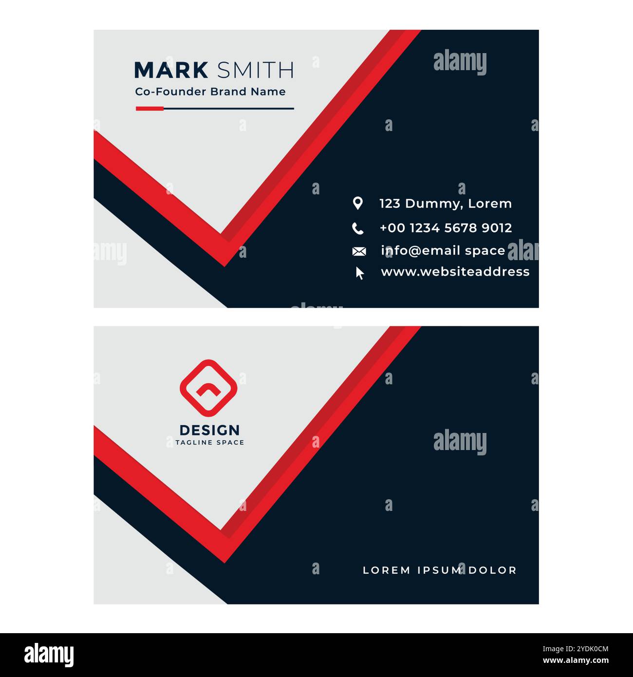 Abstract business card visiting abstract business card Cut Out Stock ...