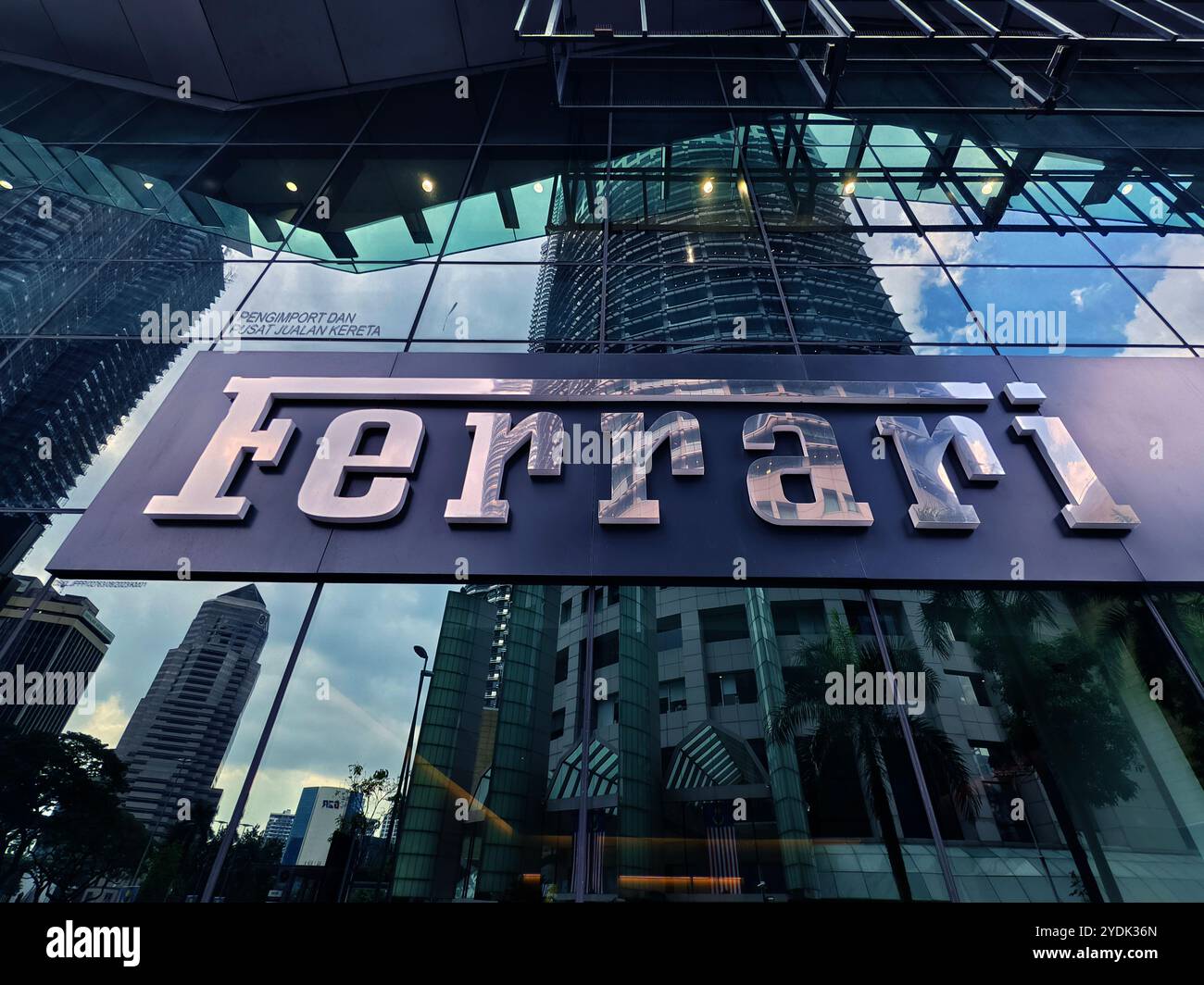 KUALA LUMPUR, MALAYSIA - AUGUST 20, 2024: Ferrari car showroom in Kuala ...