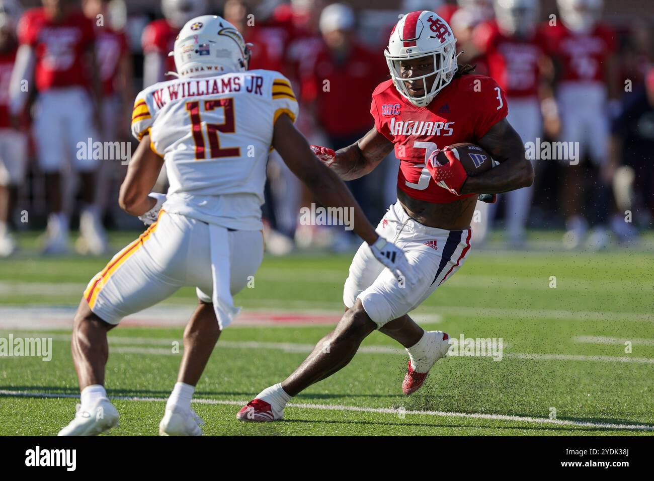 Oct 26, 2024: South Alabama Jaguars running back Kentrel Bullock (3 ...
