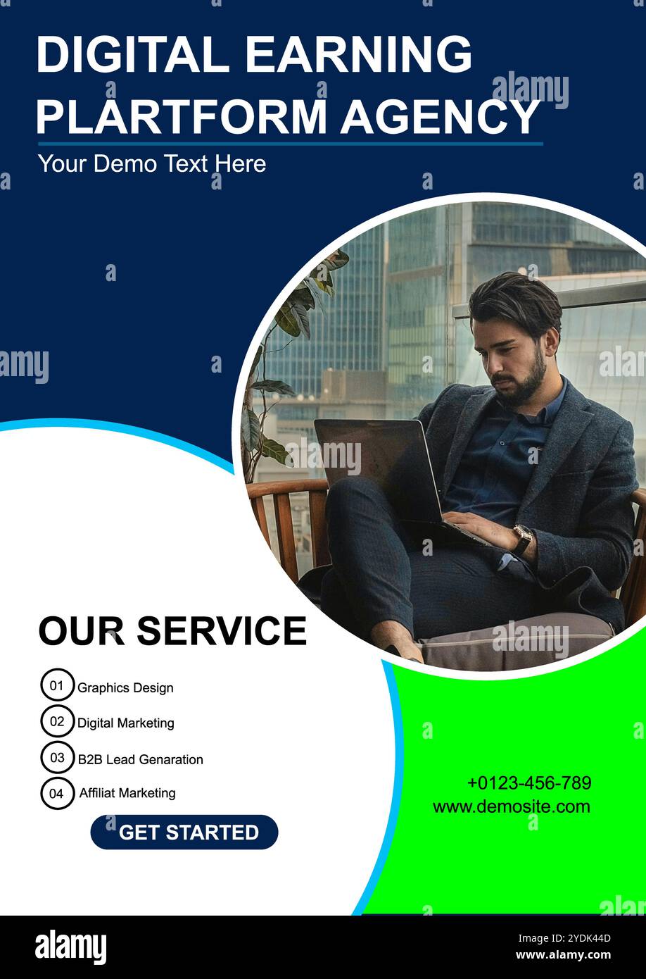 Beauty flyer poster design Stock Vector Images - Alamy