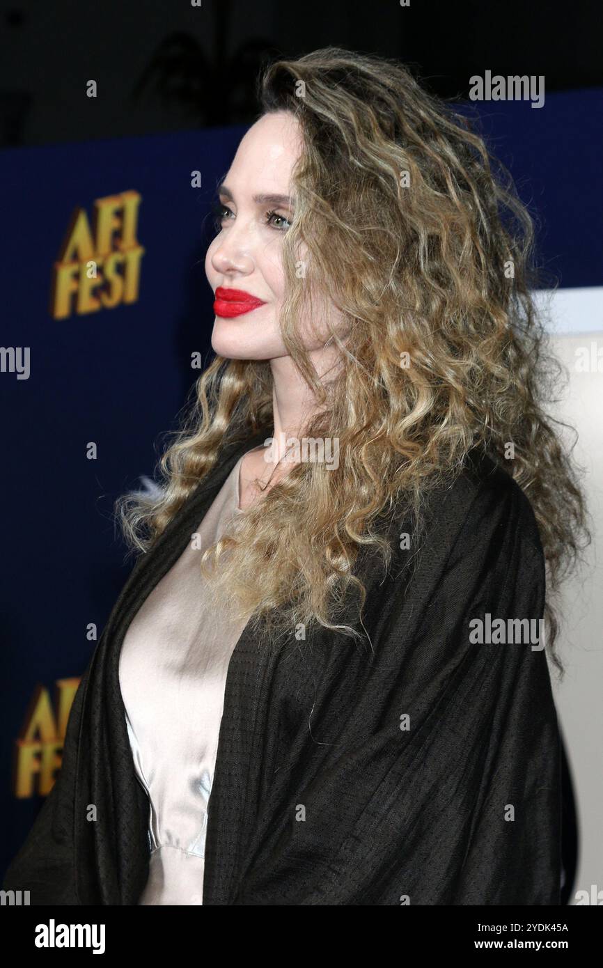 Los Angeles, USA. 26, October, 2024. Pictured left to right, Angelina ...