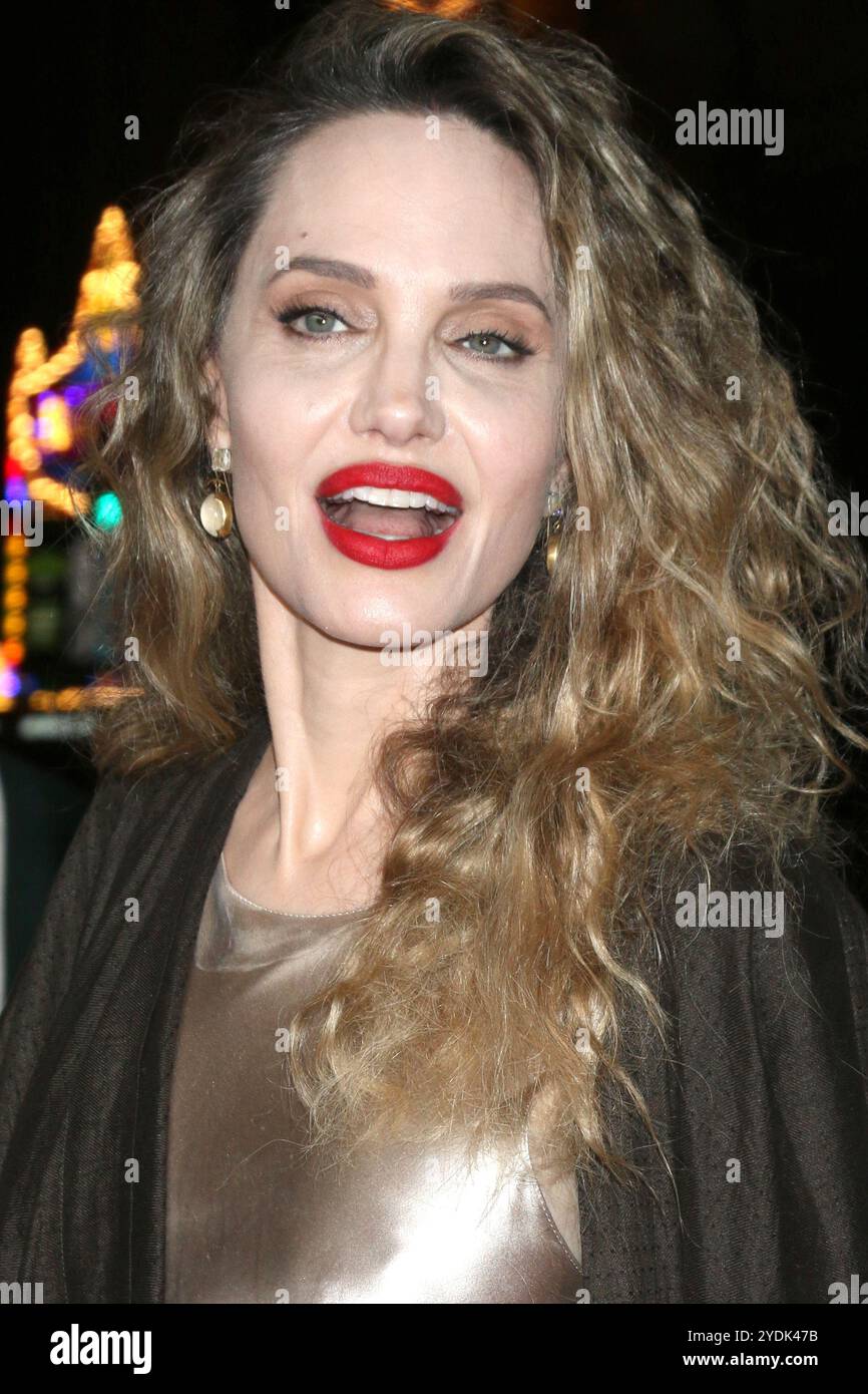 Los Angeles, USA. 26, October, 2024. Pictured left to right, Angelina ...
