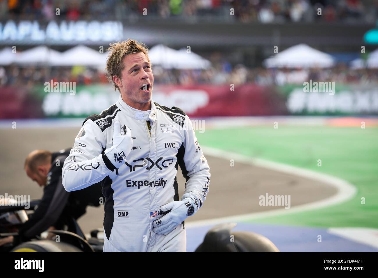 PITT Brad (USA), actor playing Sonny Hayes, driver of the fictional APX ...