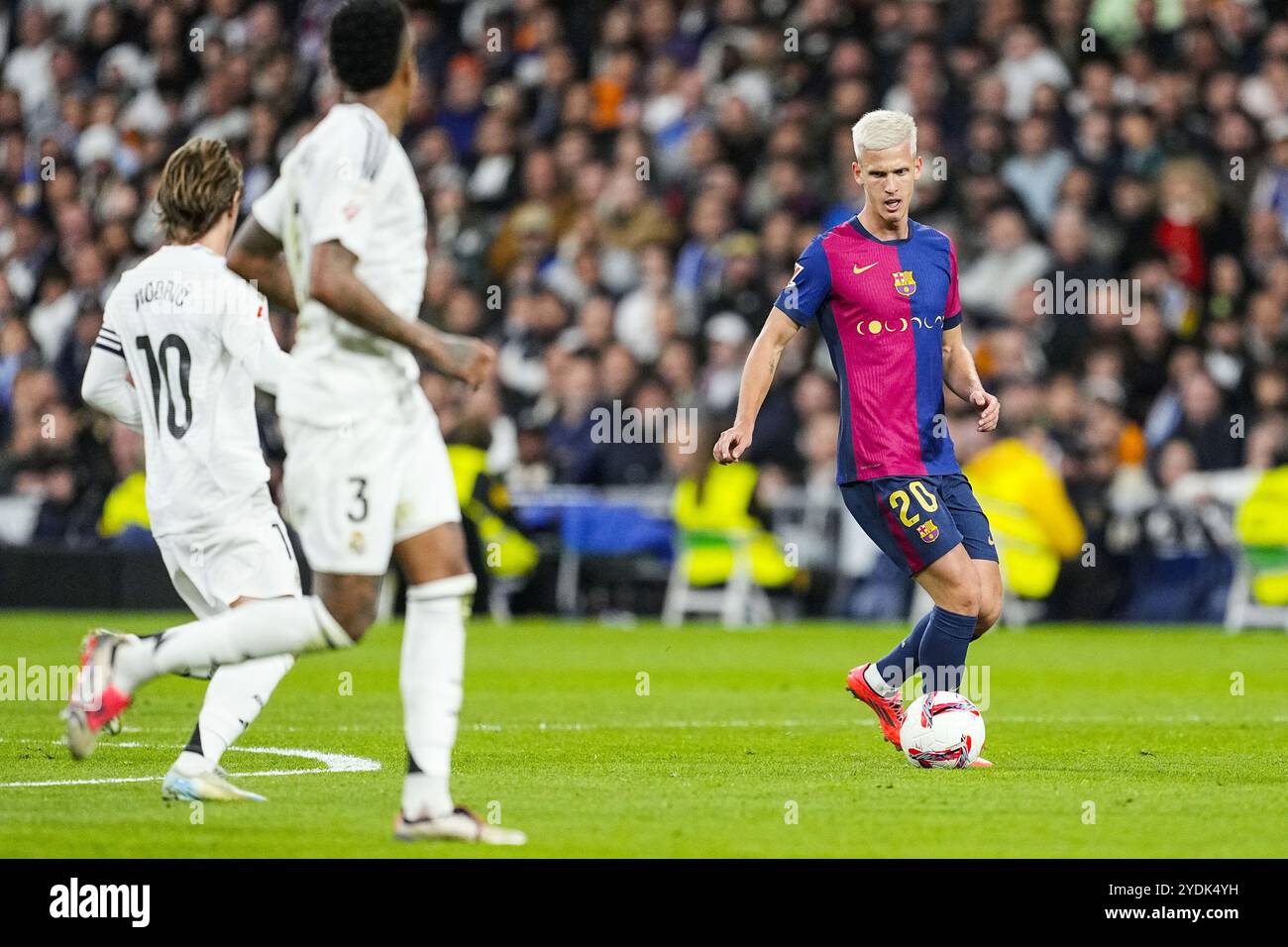 Dani Olmo of FC Barcelona during the Spanish championship La Liga ...