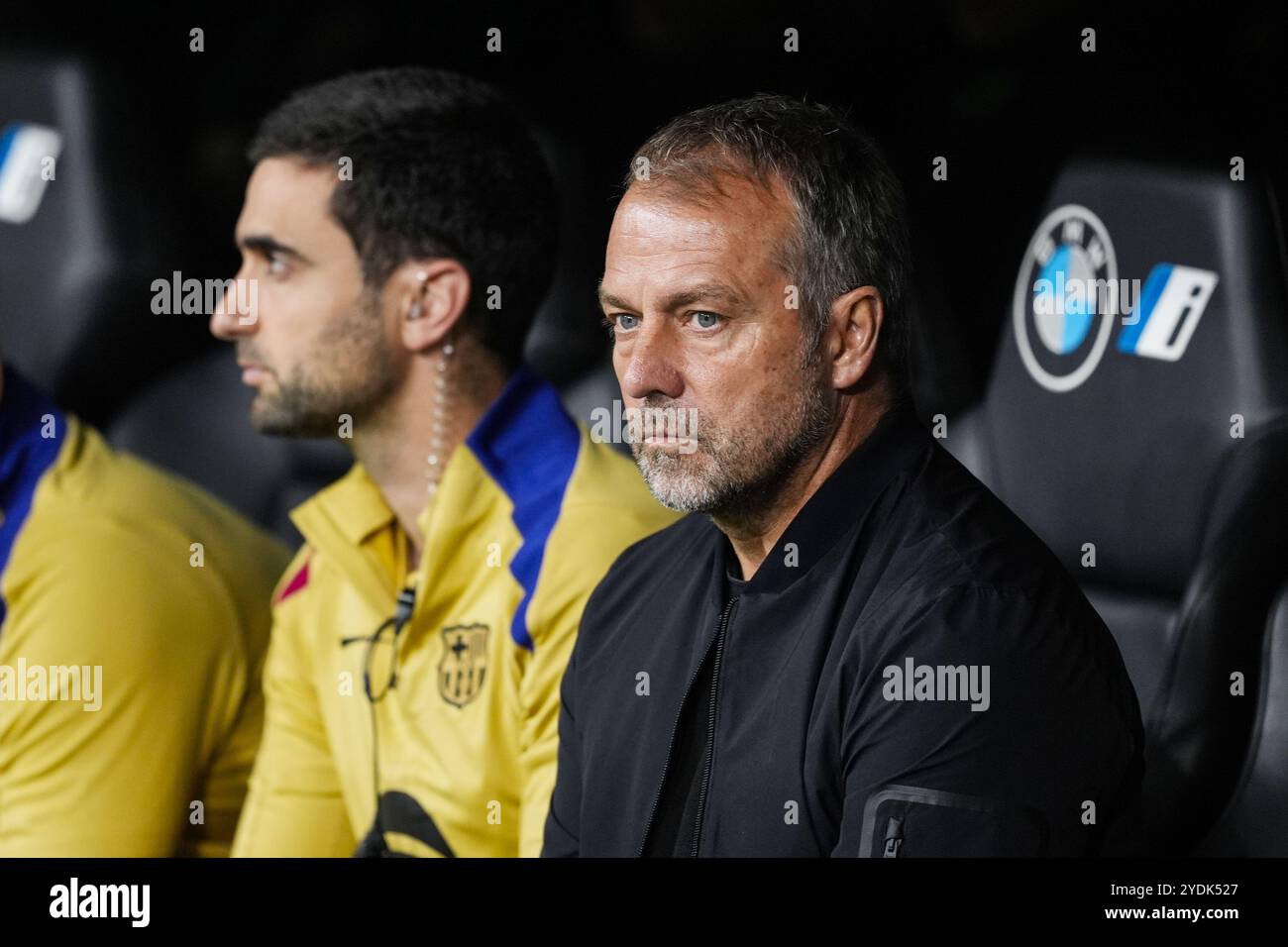 Hansi Flick, head coach of FC Barcelona during the Spanish championship La Liga football match ...
