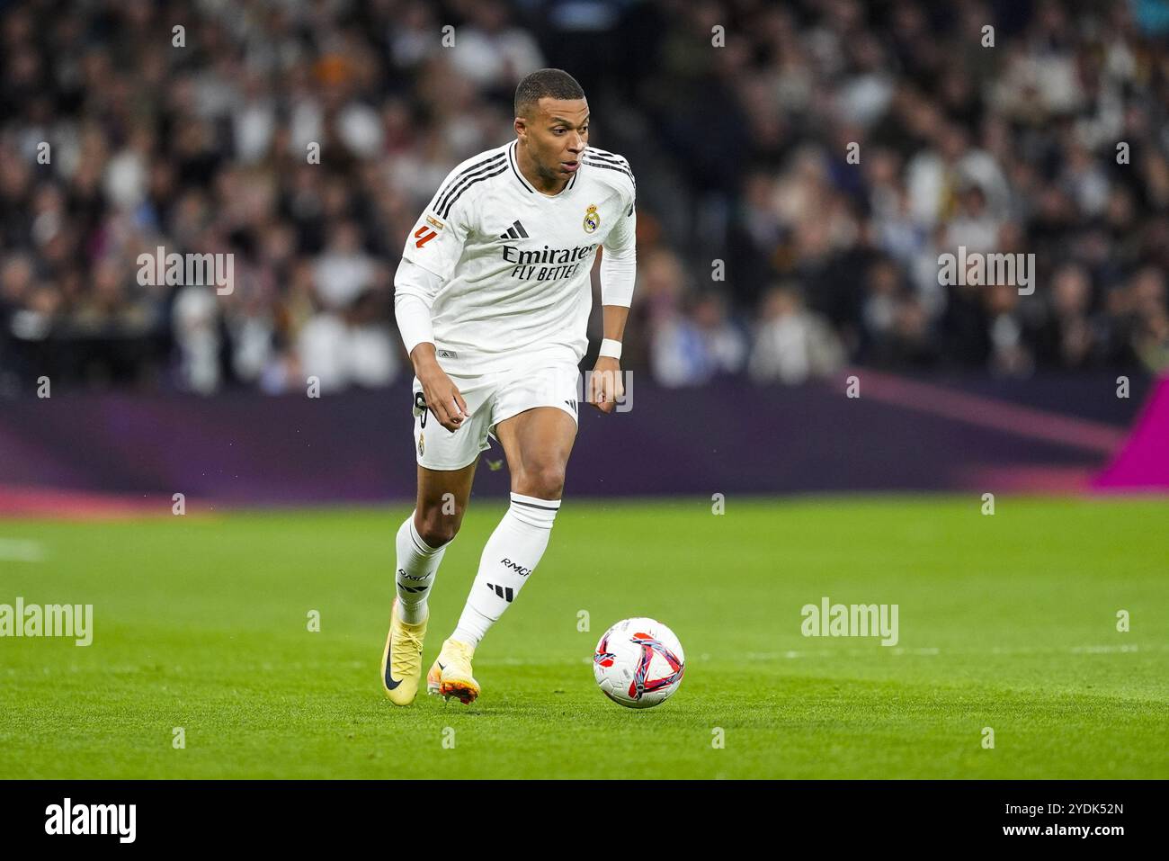 Kylian Mbappe of Real Madrid during the Spanish championship La Liga ...