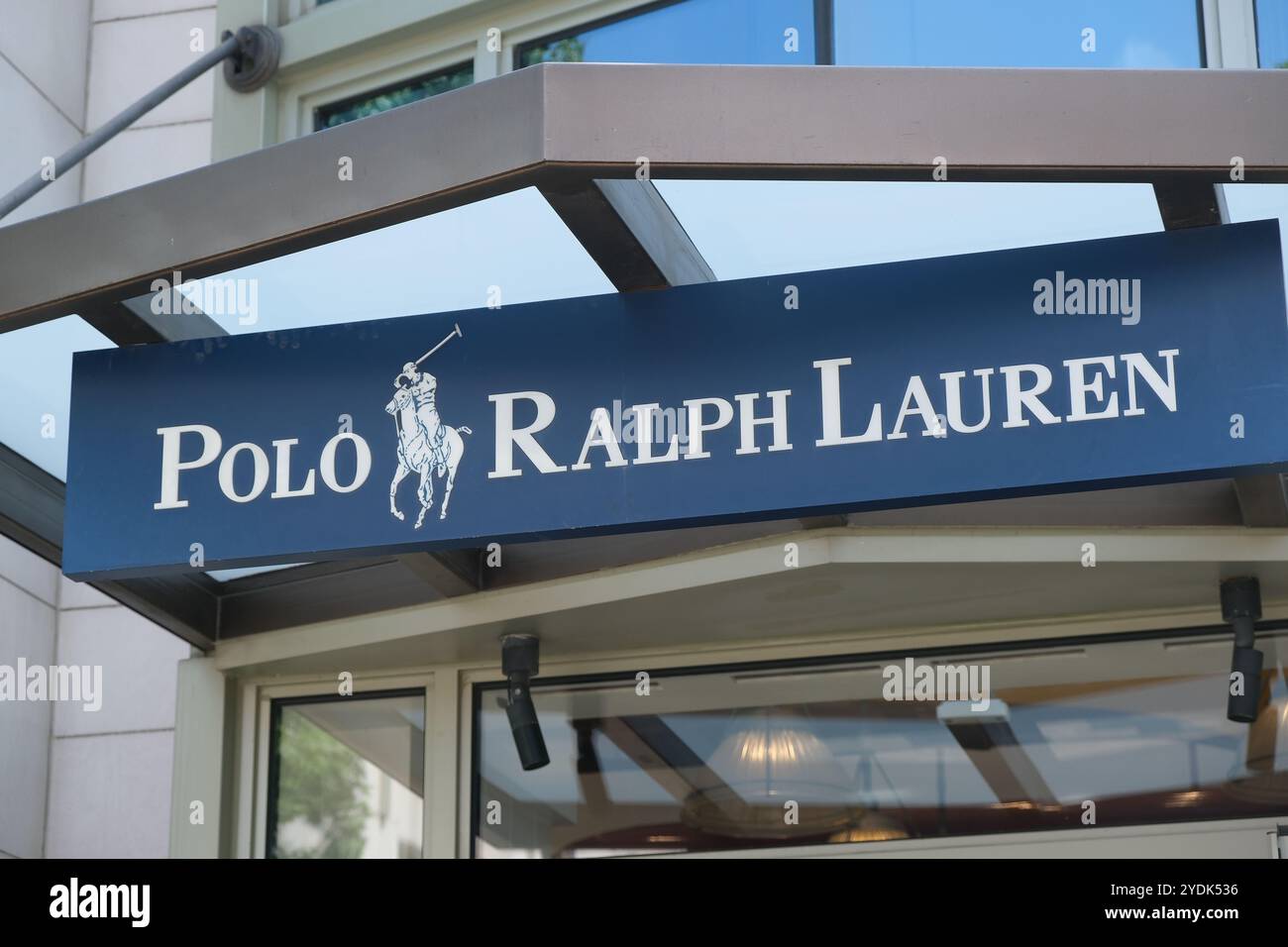 Shanghai,China-September 2nd 2023: Polo Ralph Lauren store sign company ...