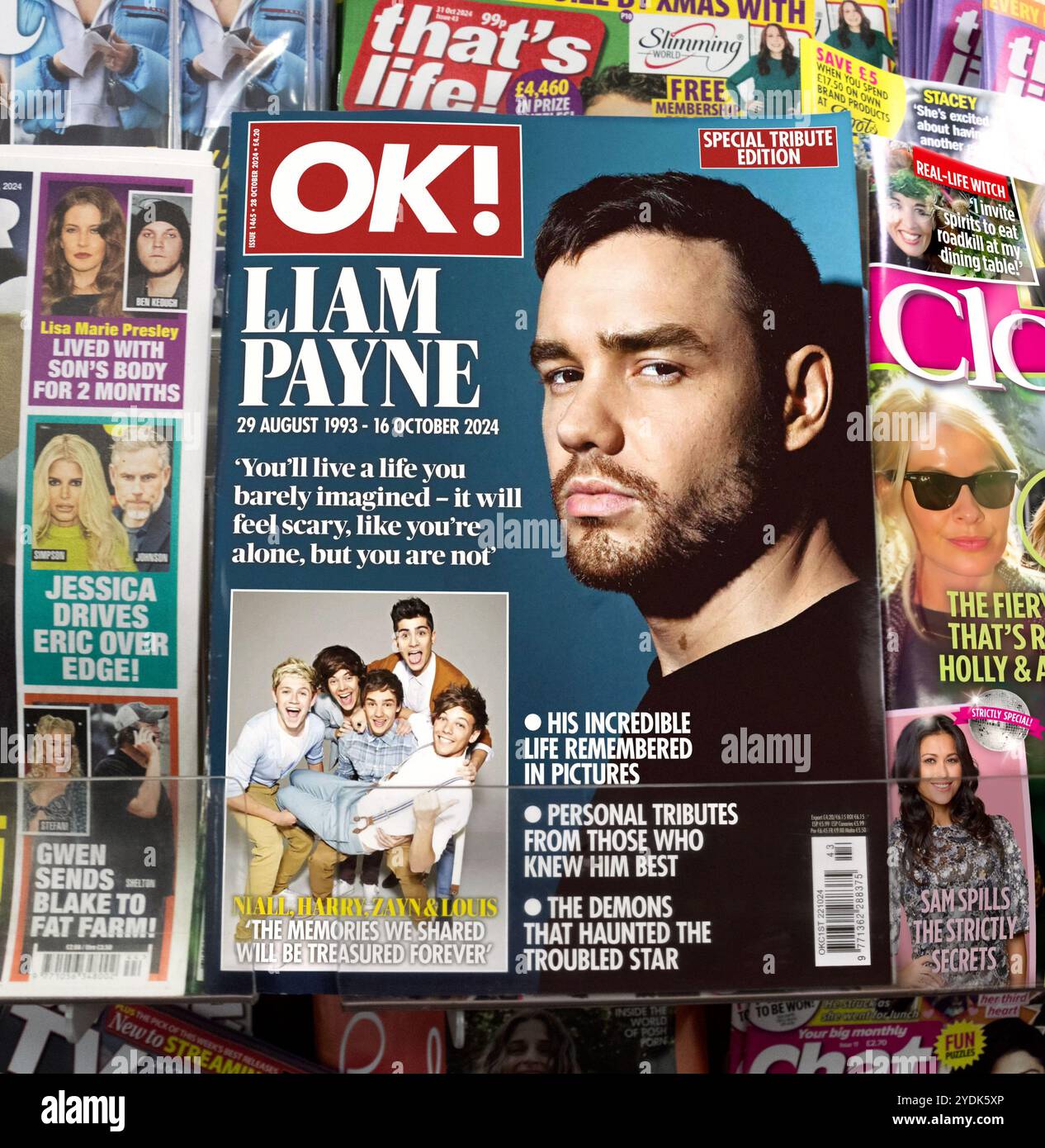 Liam Payne - British singer and former member of One Direction on cover ...